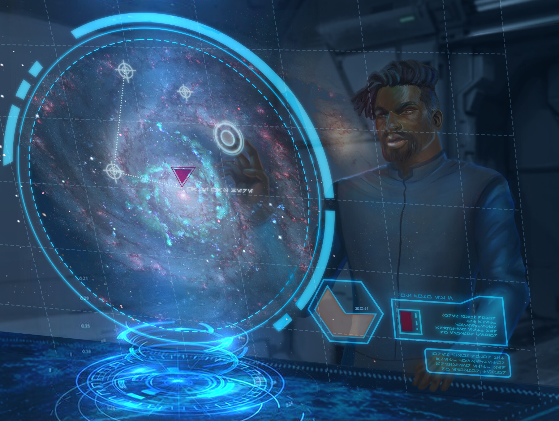 ArtStation - Galactic map