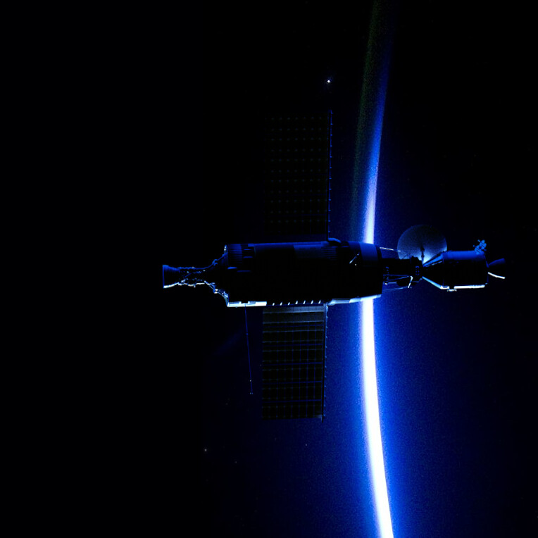 ArtStation - Venus Transfer Vehicle "Armstrong" as the Sun Rises