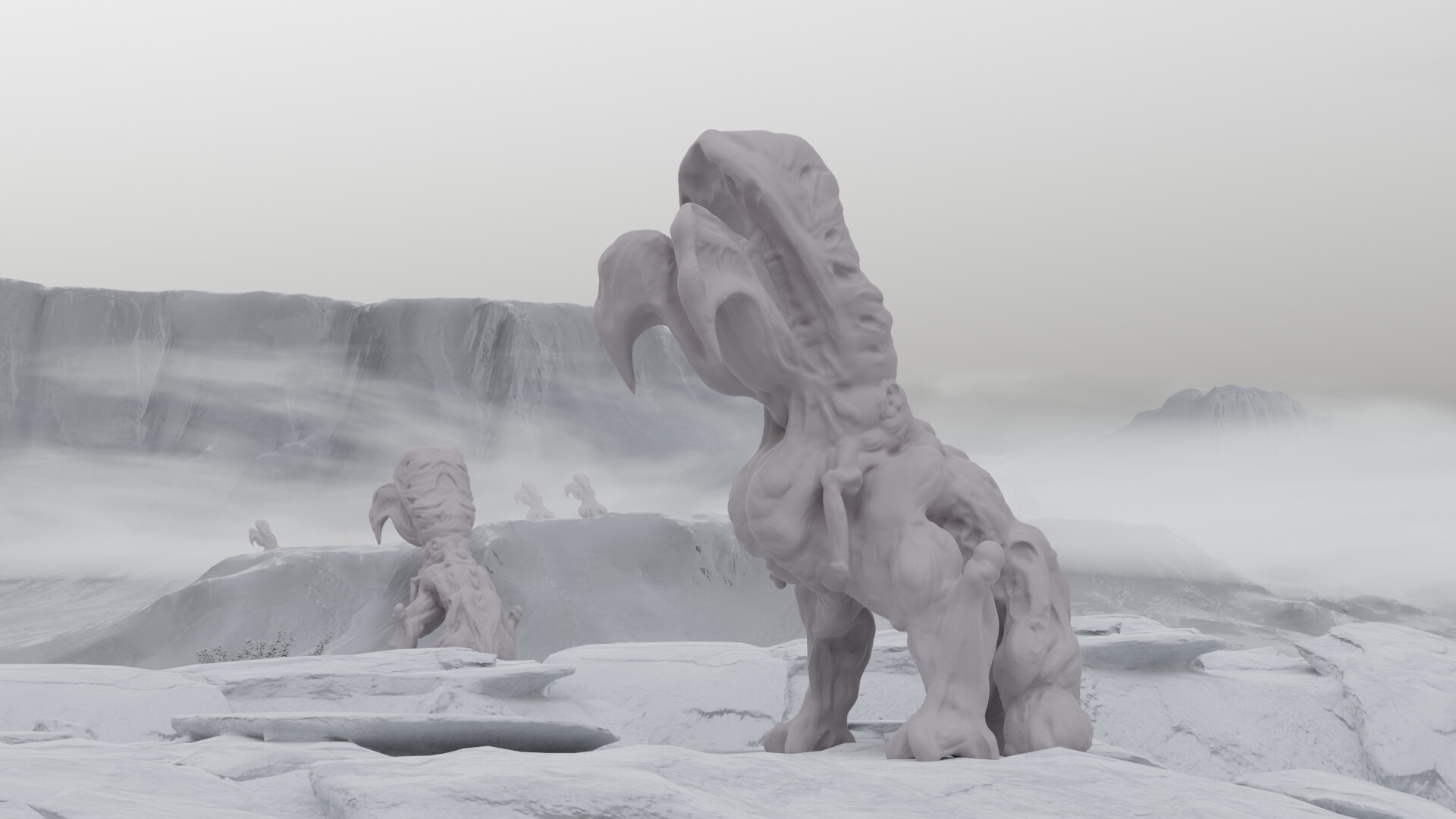 ARI STARKH - Organic Creature Sculpture, Alien Worlds