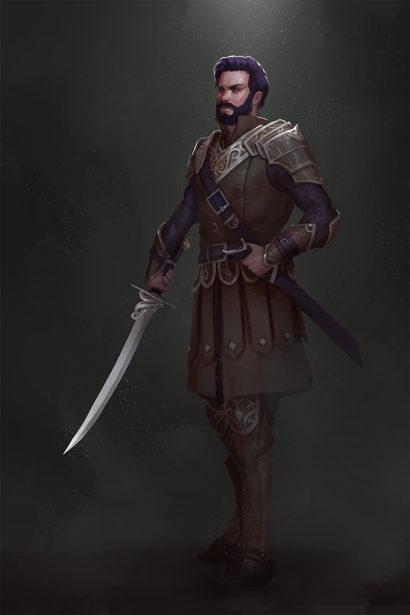 ArtStation - Commission : DnD Swordsman