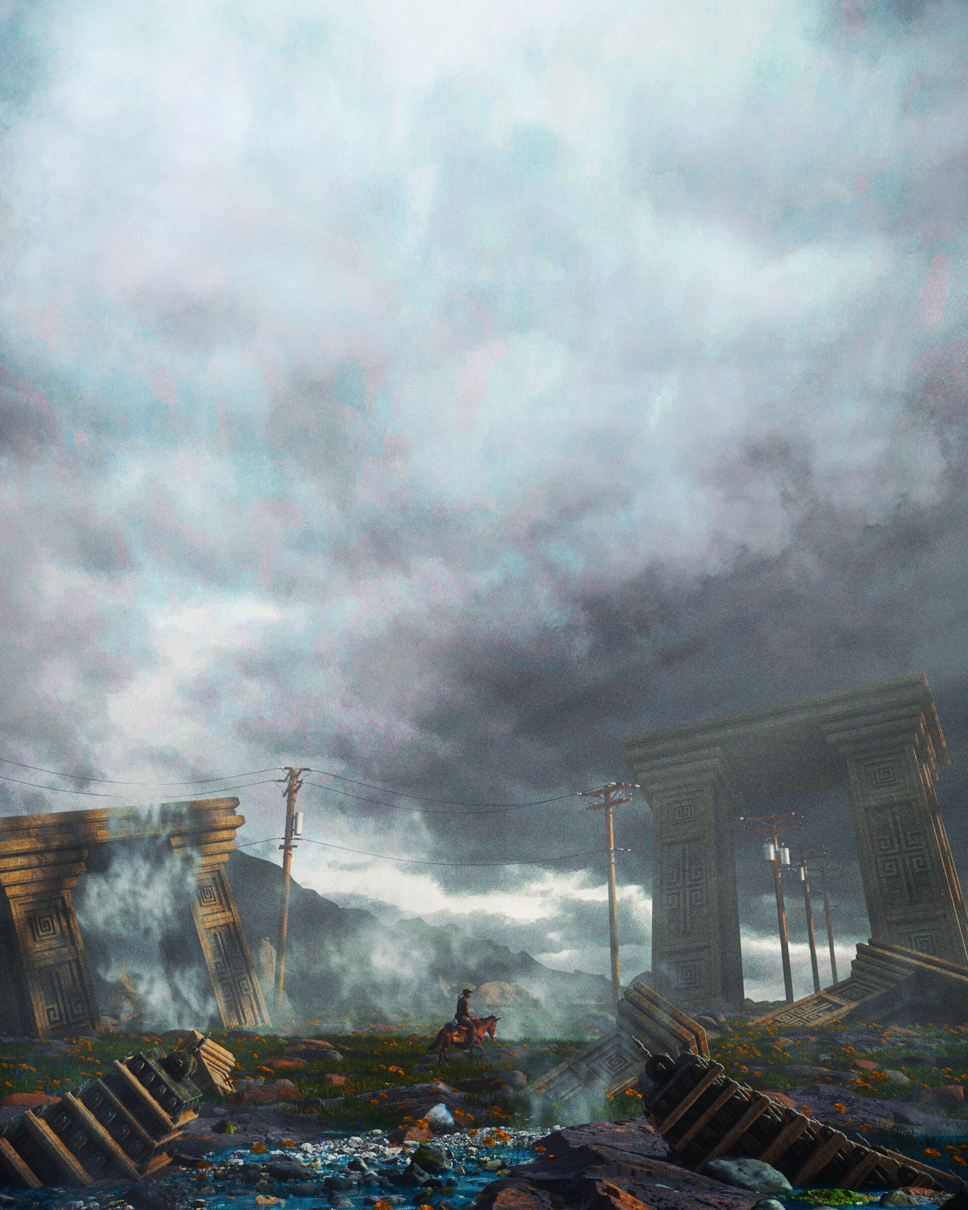 ArtStation - alone in the journey