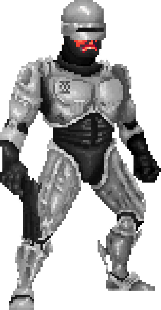 ArtStation - Robocop PixelArt