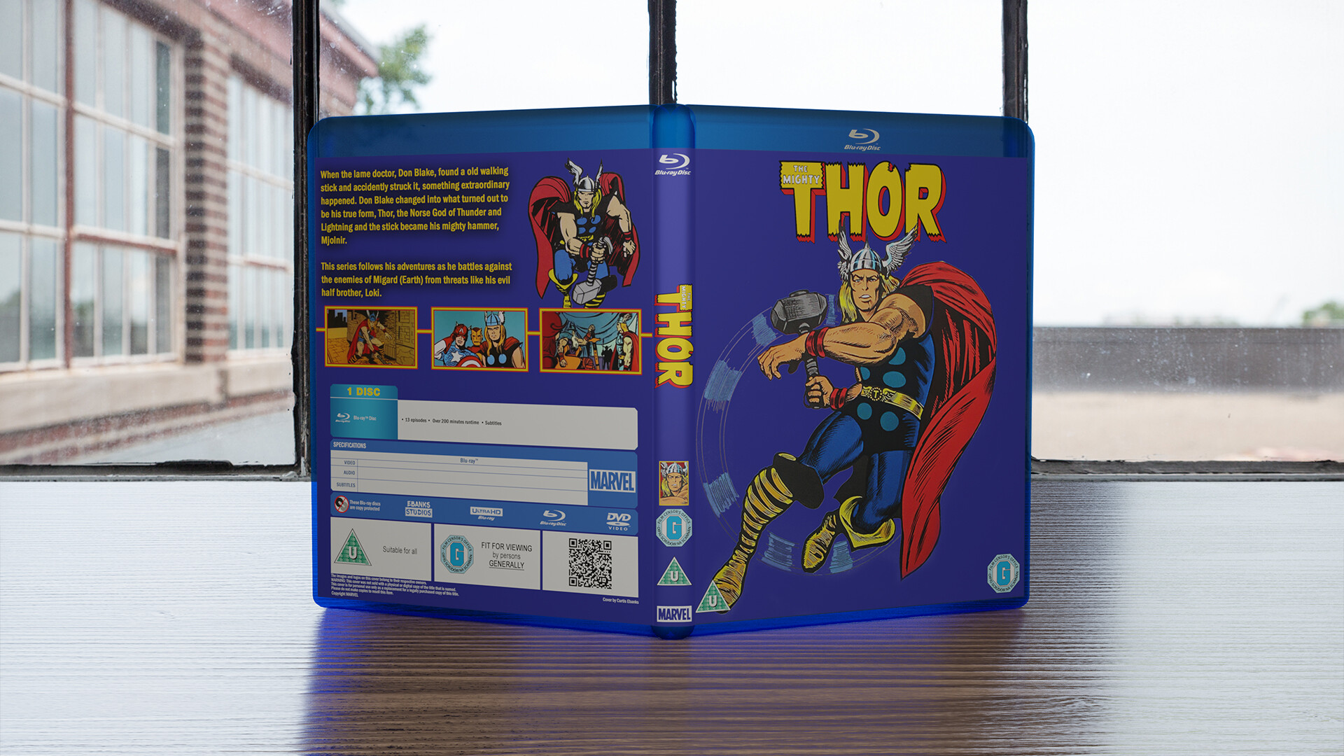 ArtStation - The Mighty Thor (1966) Custom Blu-ray Cover