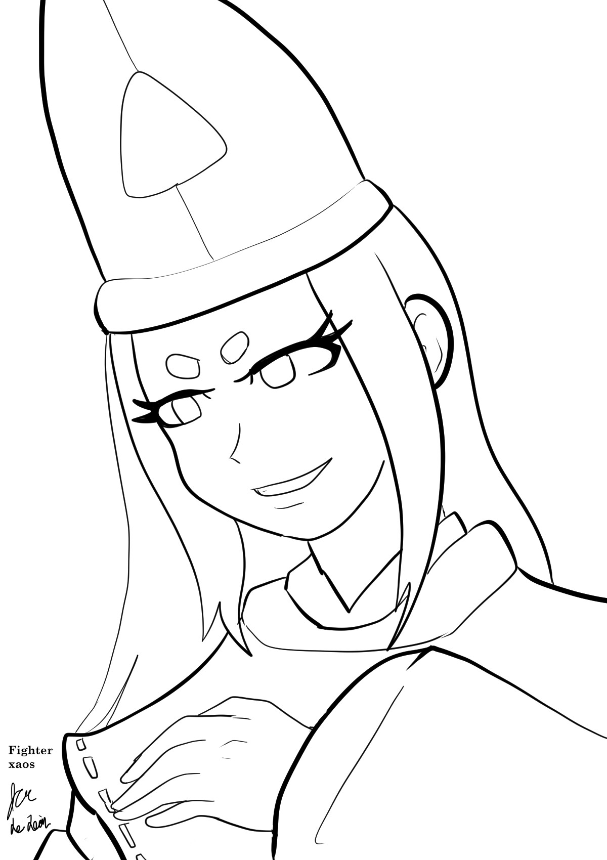 ArtStation - Very quick Onmyoji face sketch