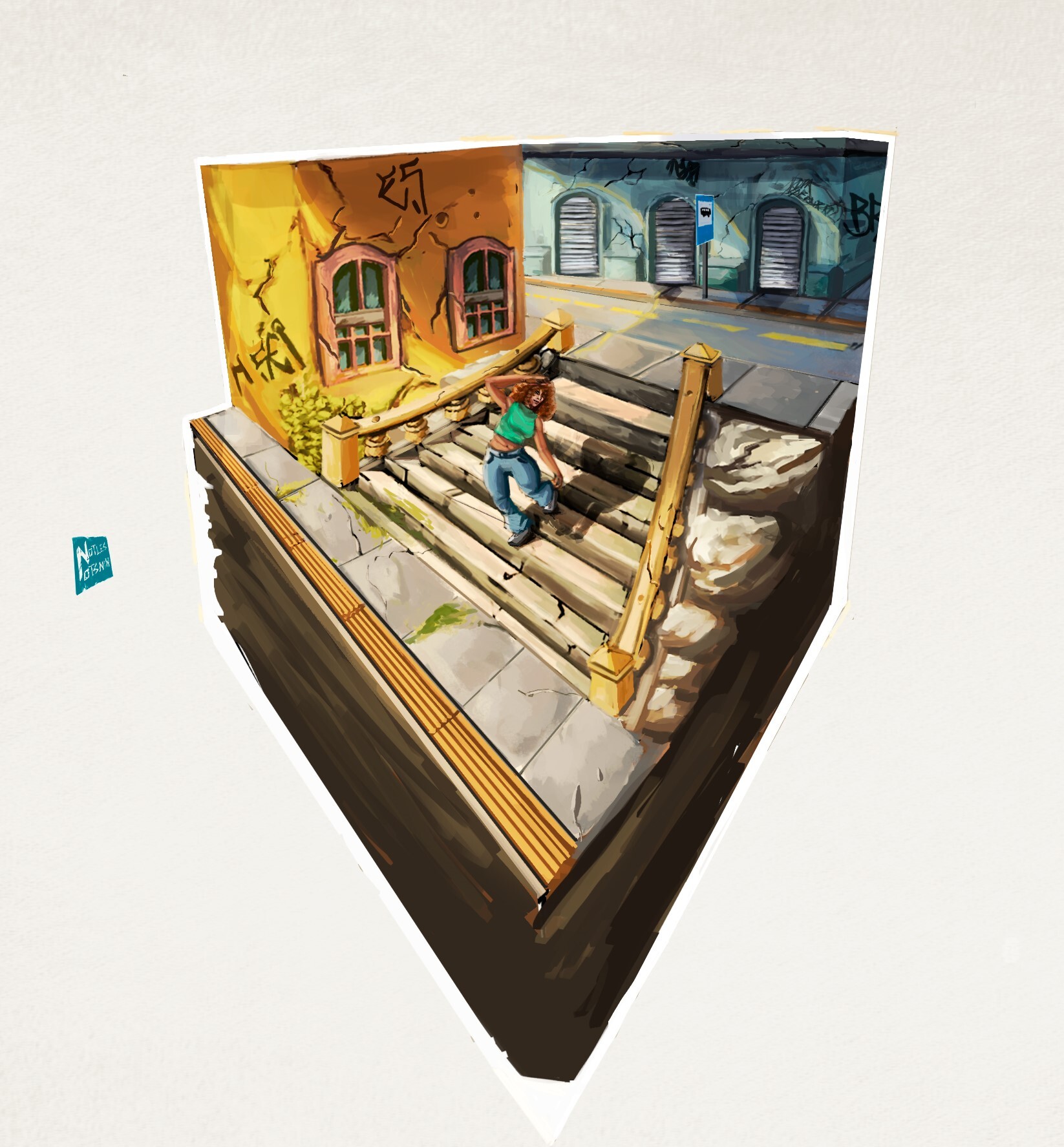 ArtStation - Isometric Street