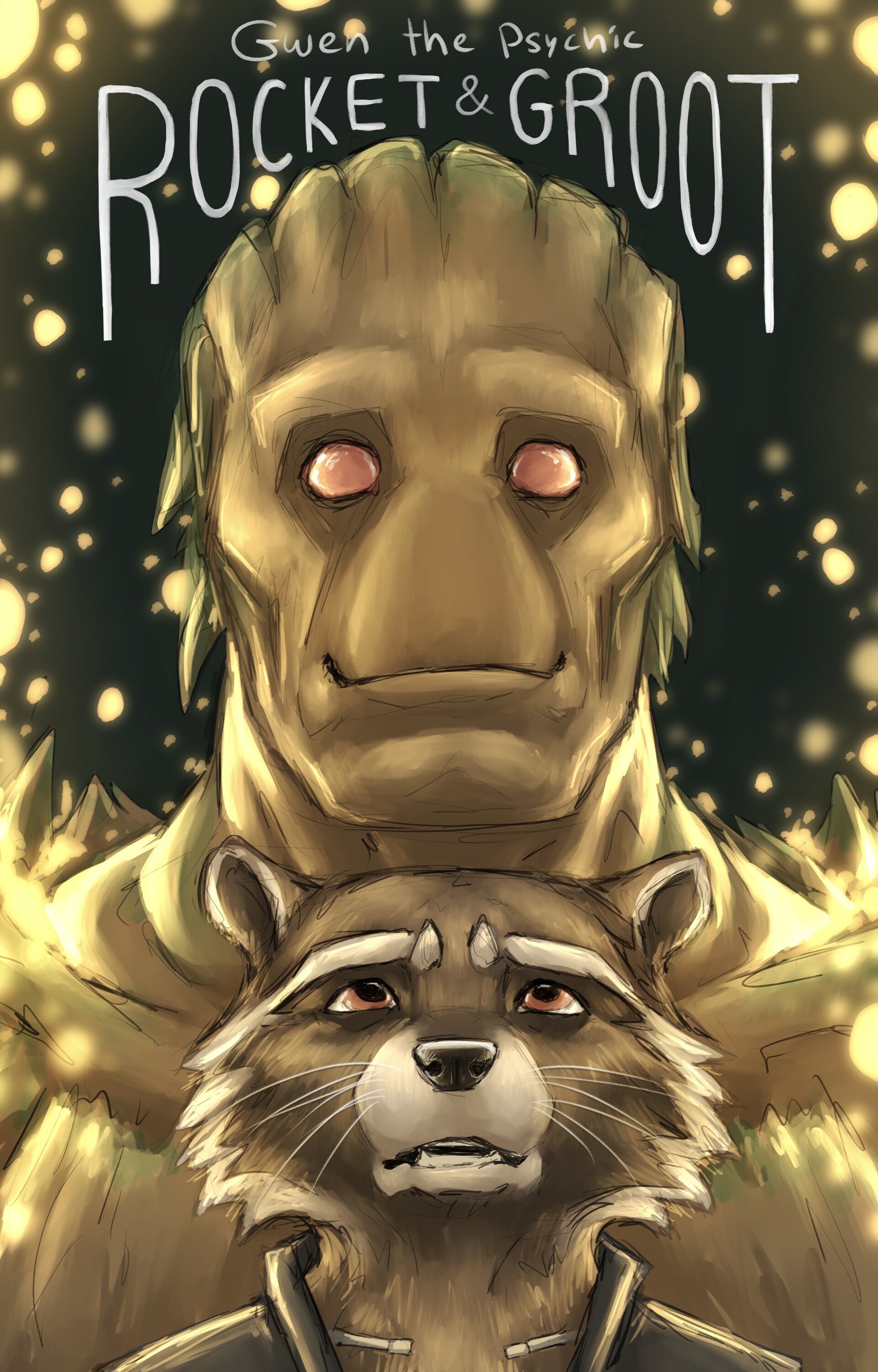 Artstation Rocket And Groot Fan Comic