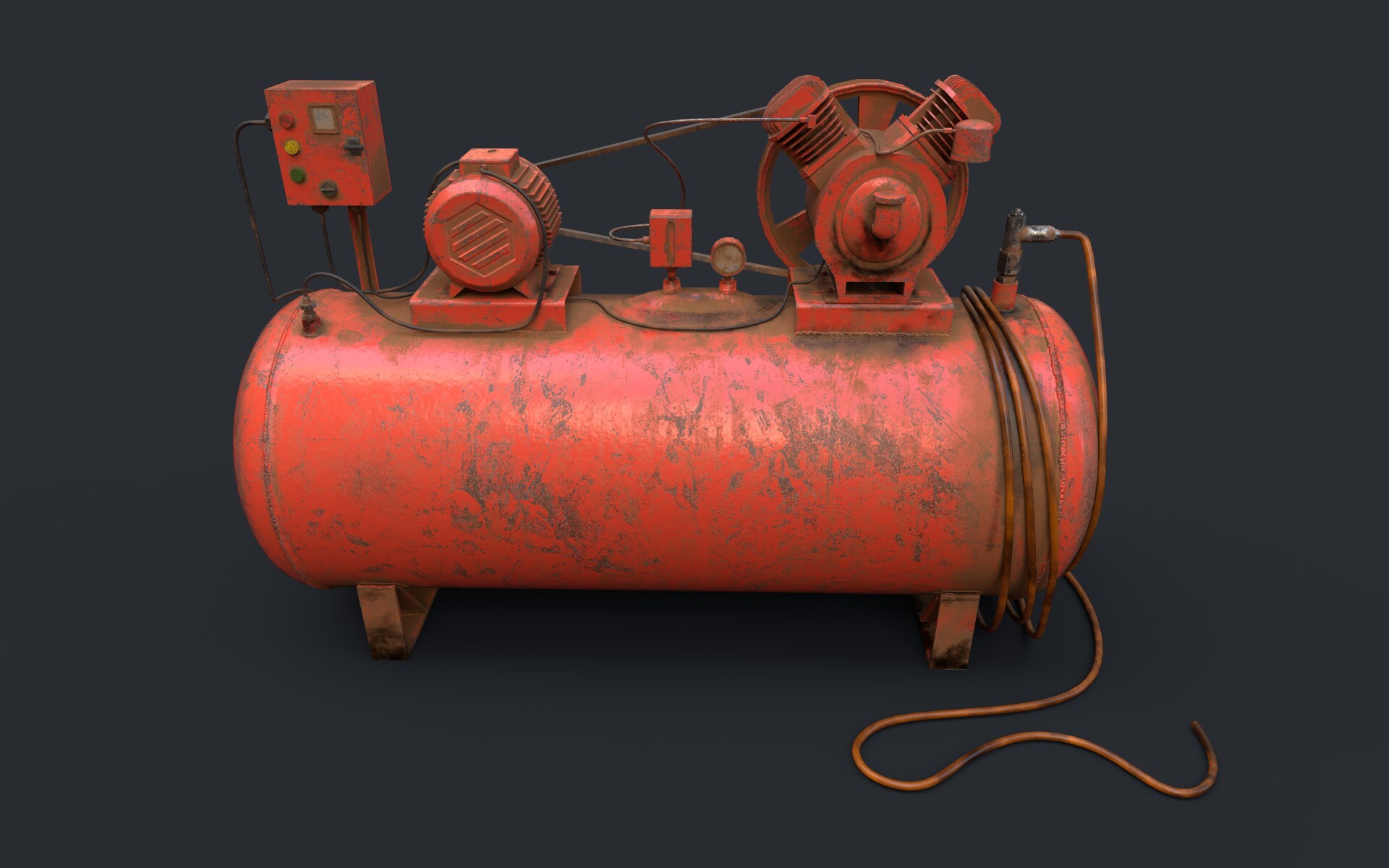 ArtStation - Air Compressor_3D Prop