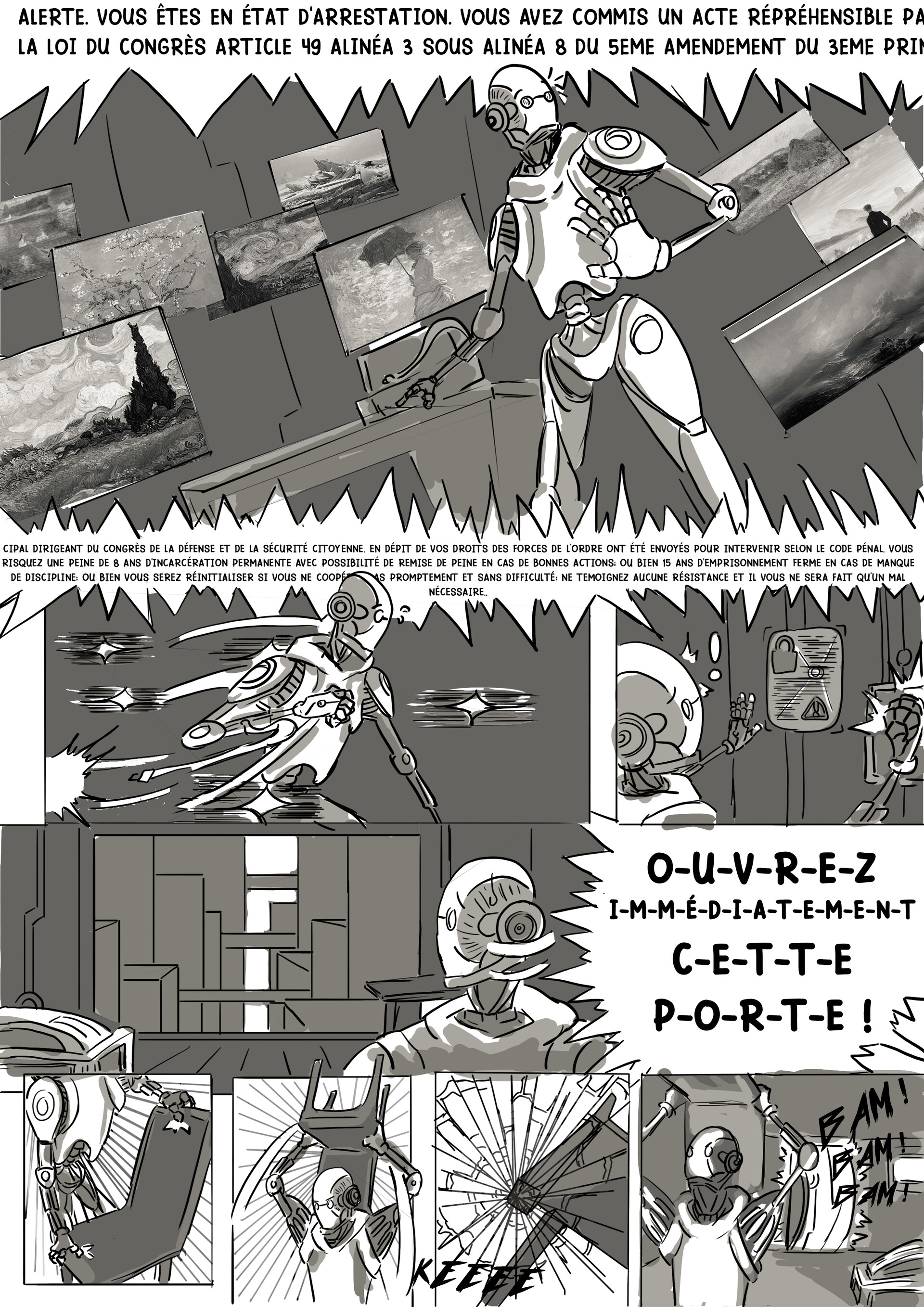 ArtStation - Comic - School Project