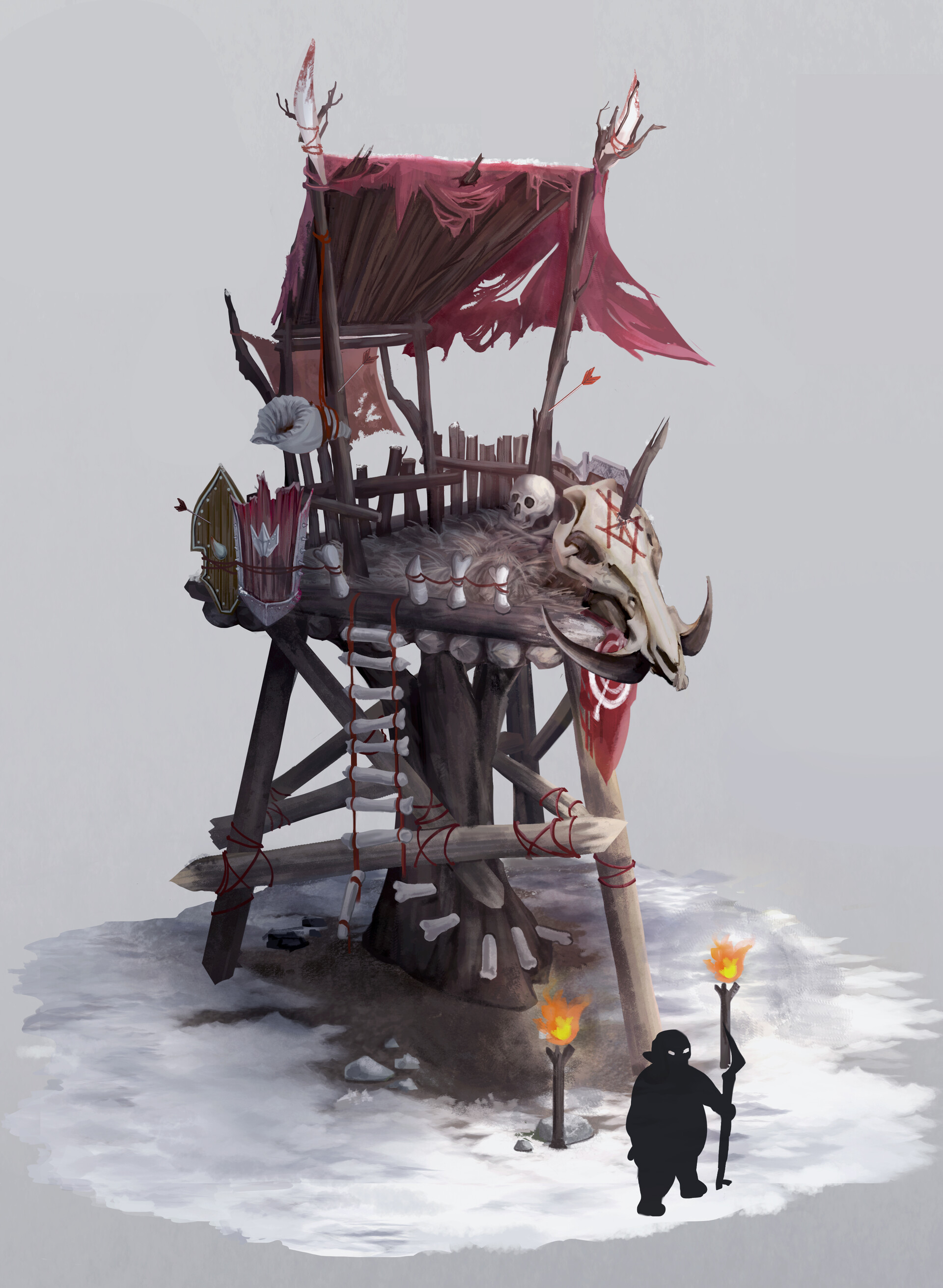 ArtStation - Orc Watchtower
