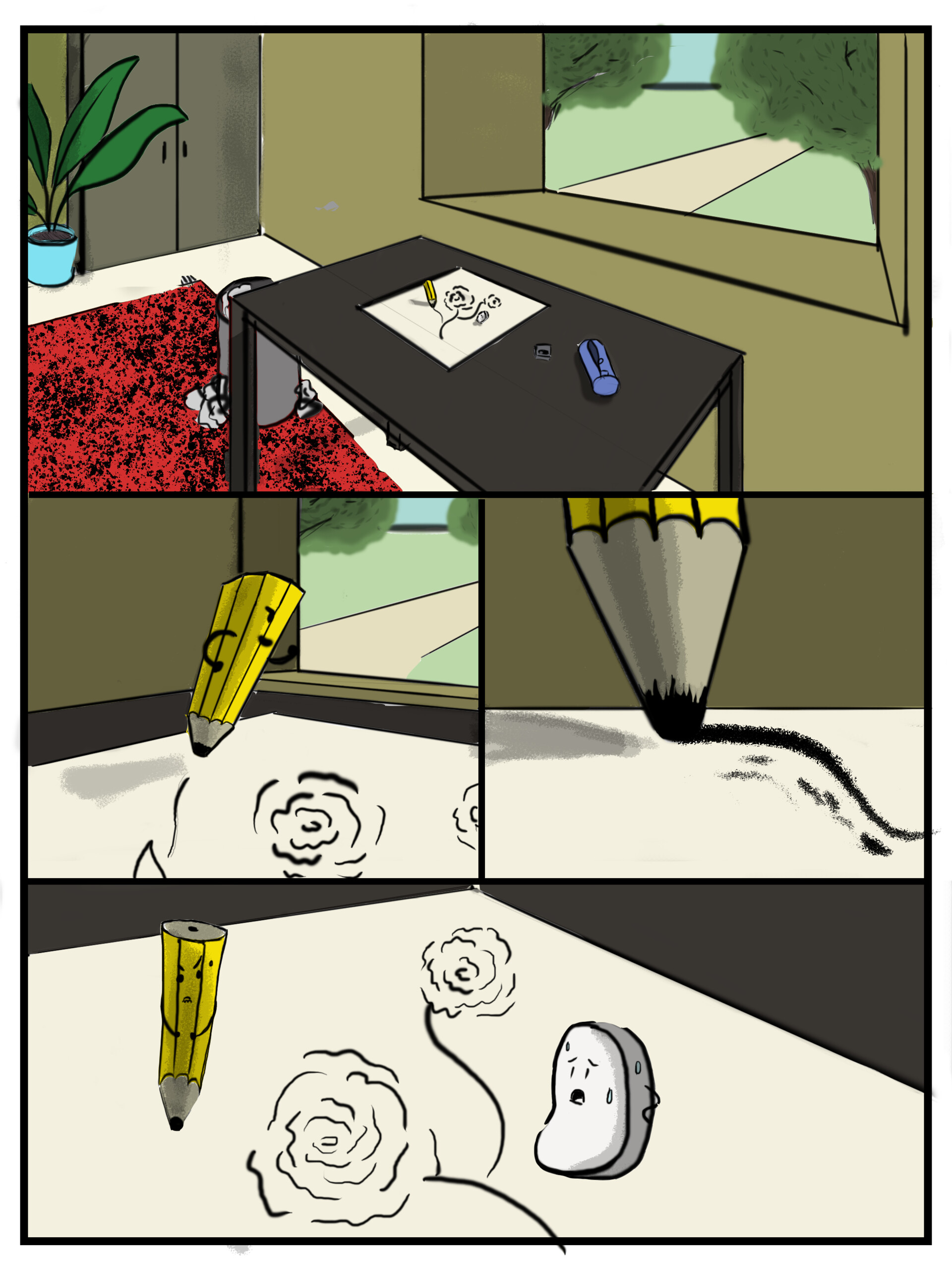 ArtStation - Comic - Pens vs Pencils