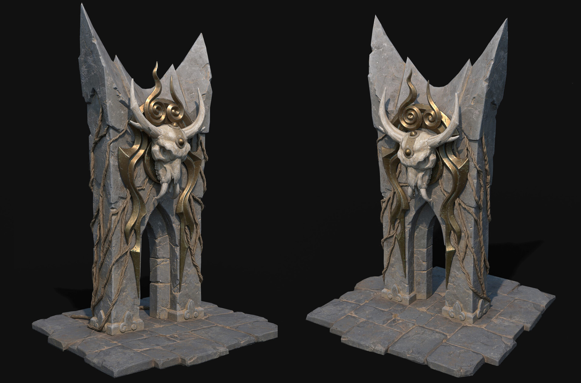 ArtStation - mountain gate