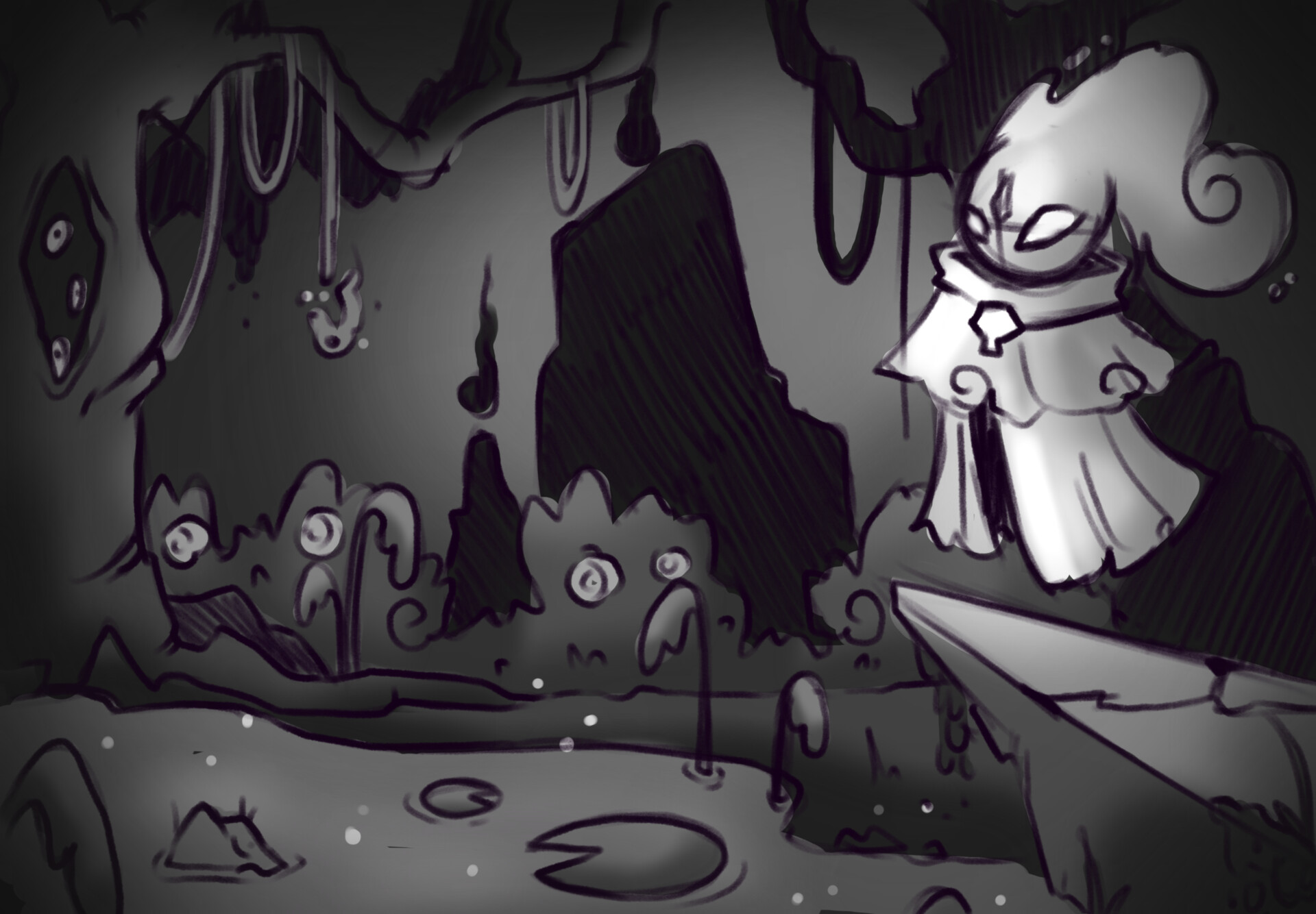 Yara Hussein - Keyart for the game "Lichbound"