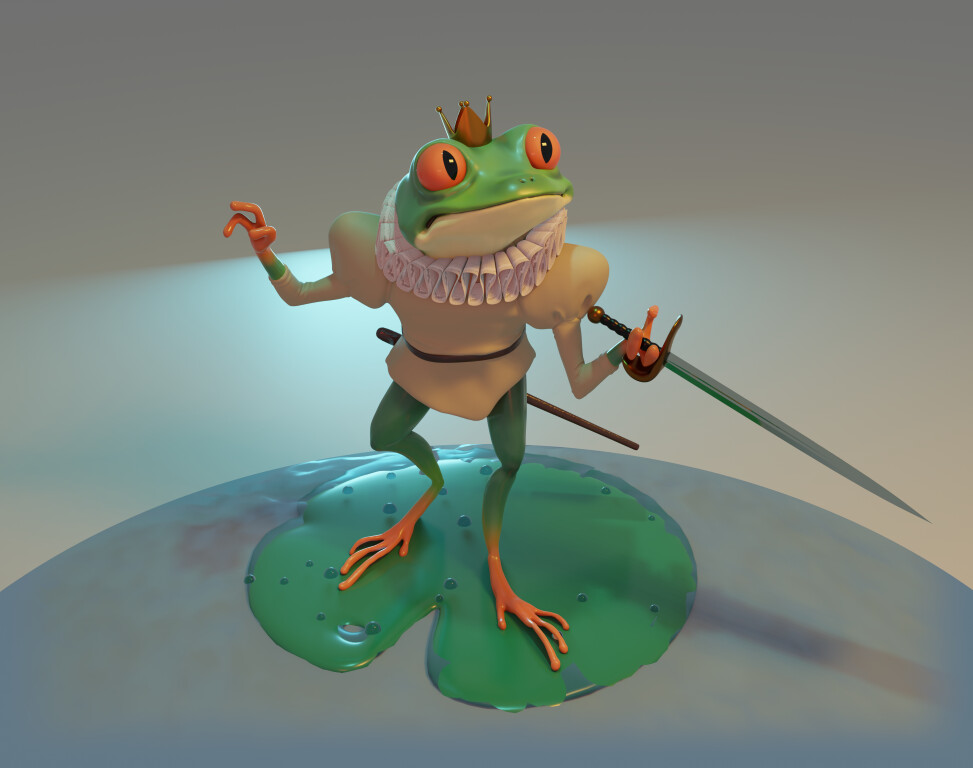 ArtStation - Frog prince
