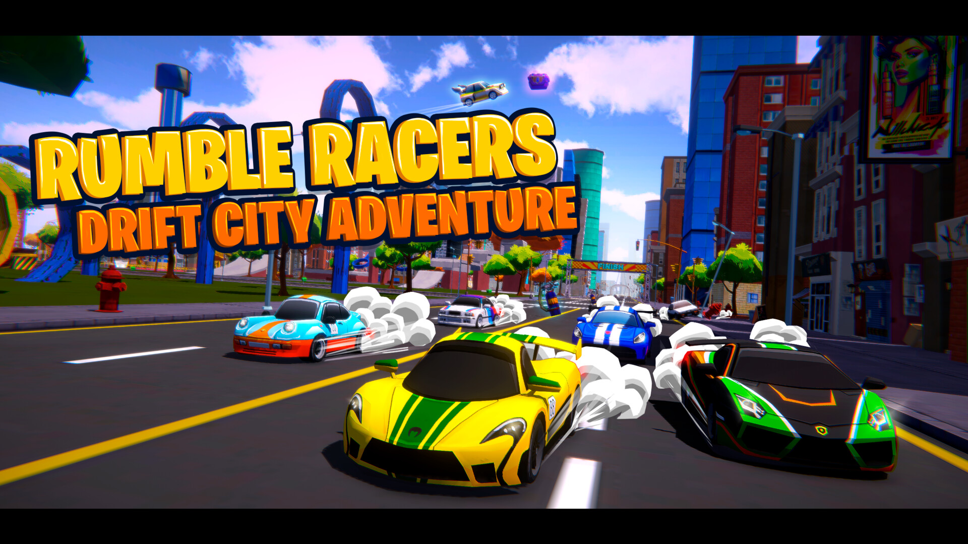 ArtStation - Rumble Racers. Drift City Adventure
