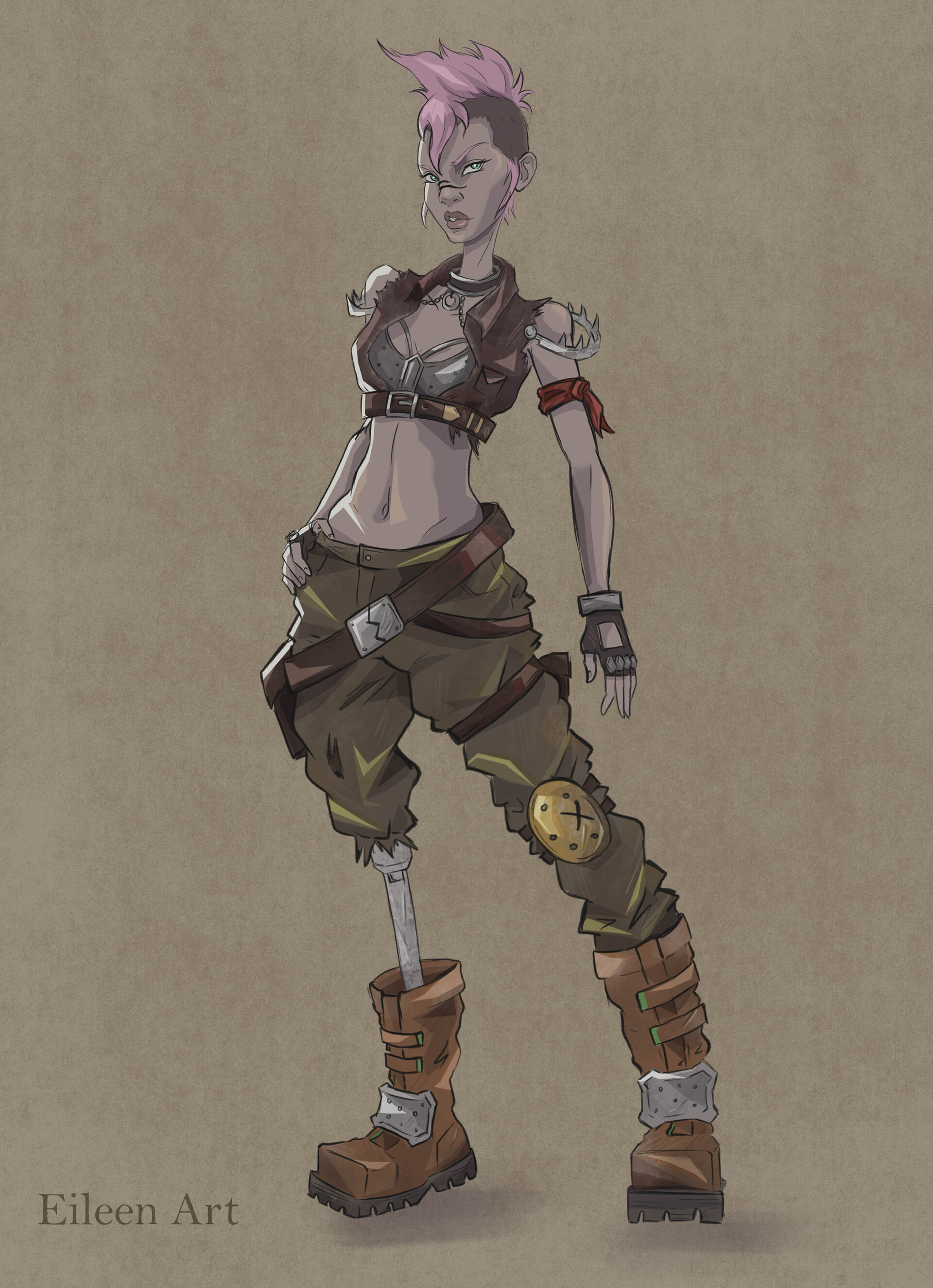 ArtStation - Character concept art: Chloe