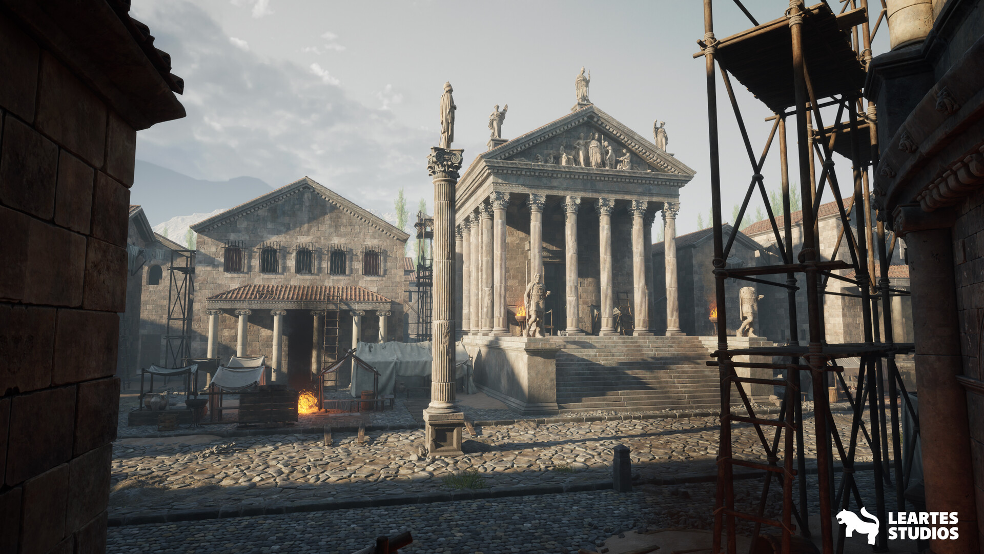 Leartes Studios - Roman Volcanic Temple | UE5
