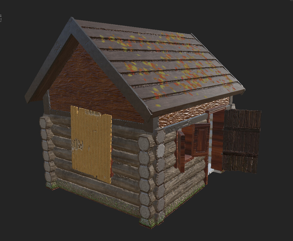 ArtStation - Log Cabin
