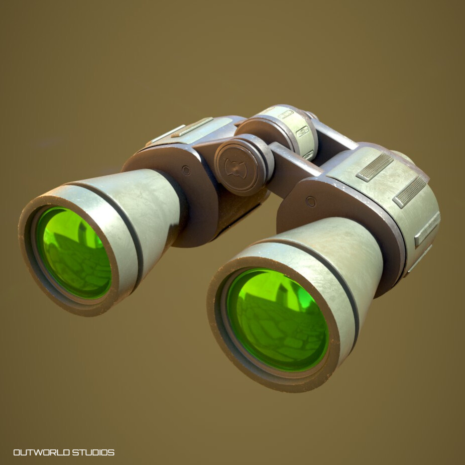 ArtStation - Binoculars 20x50
