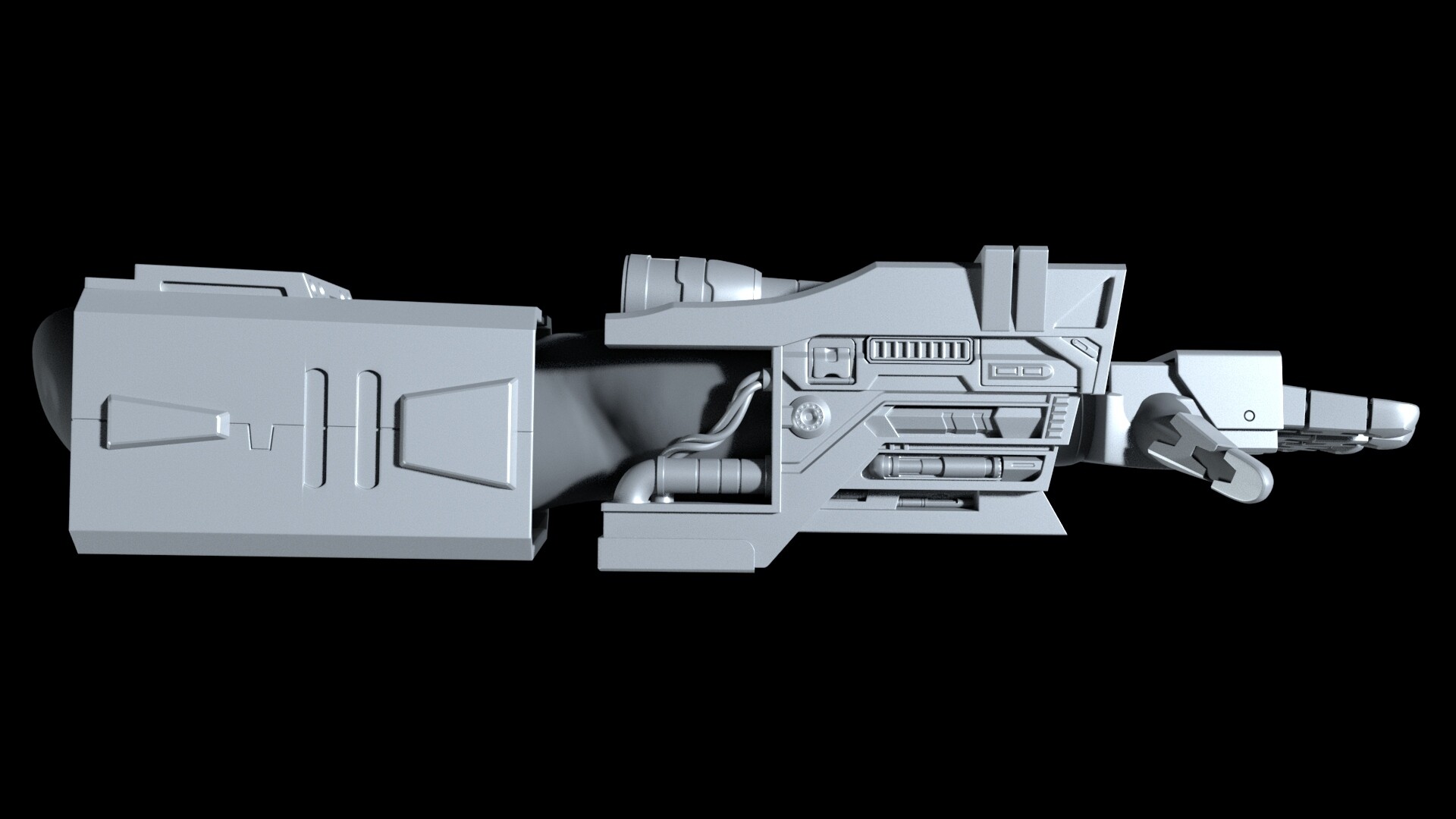 David Larrea - PLAYER'S EXOSUIT ARMS - MEDIUM: Transformers Beyond Reality