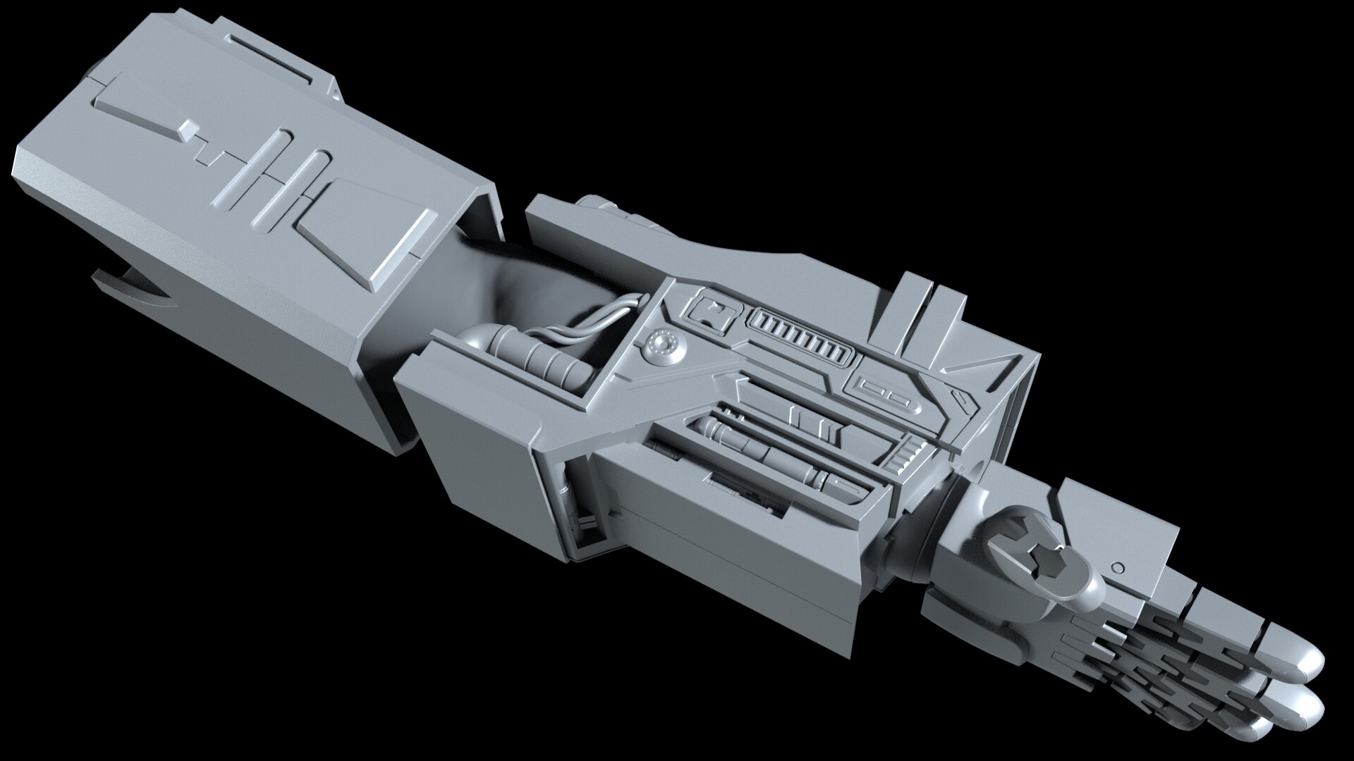 David Larrea - PLAYER'S EXOSUIT ARMS - MEDIUM: Transformers Beyond Reality