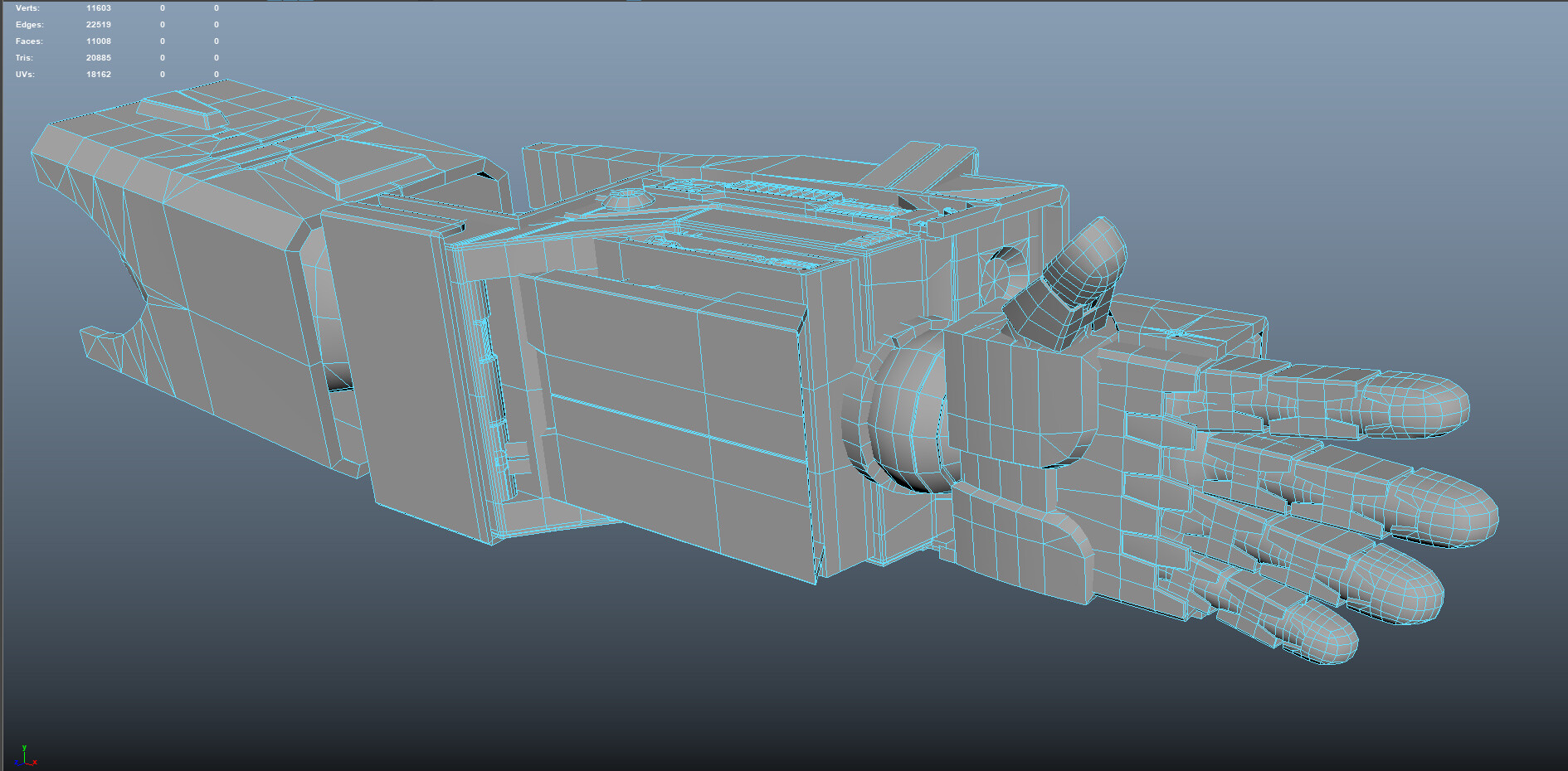 David Larrea - PLAYER'S EXOSUIT ARMS - MEDIUM: Transformers Beyond Reality