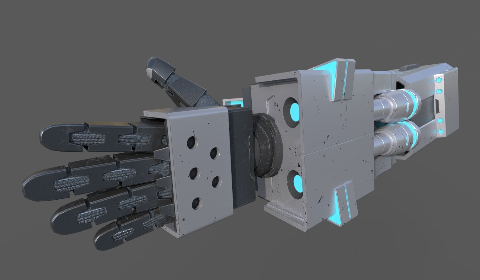 David Larrea - PLAYER'S EXOSUIT ARMS - MEDIUM: Transformers Beyond Reality