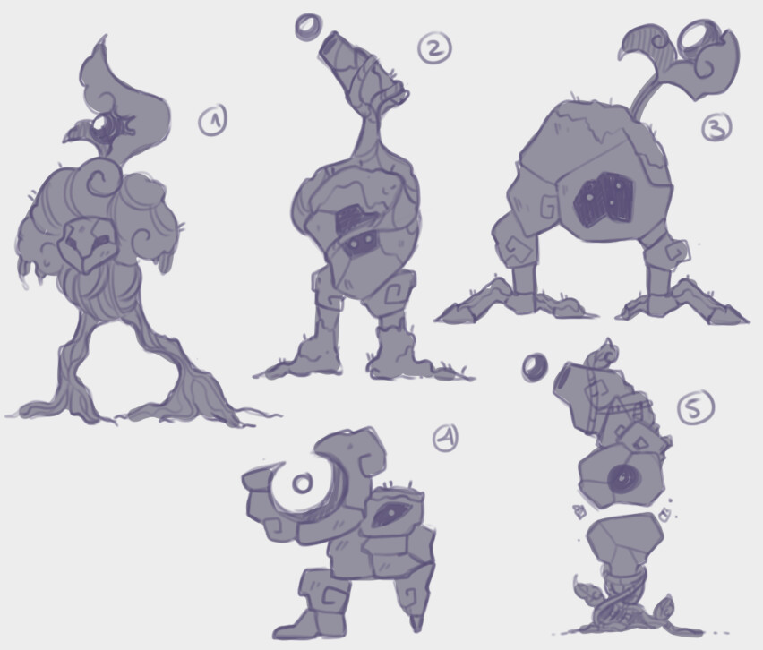 Yara Hussein - Concepts "gunner enemy"