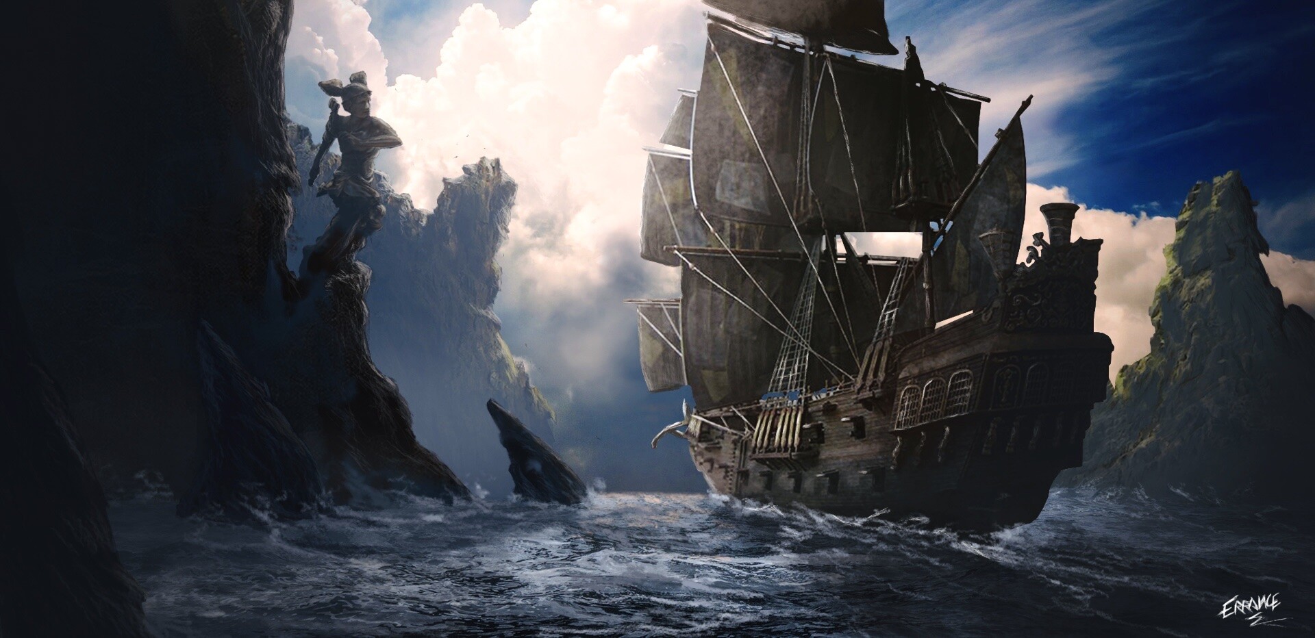 ArtStation - Pirate Ship Concept