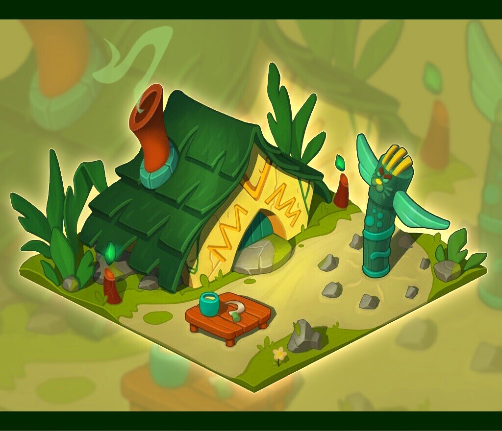 ArtStation - Shaman house art