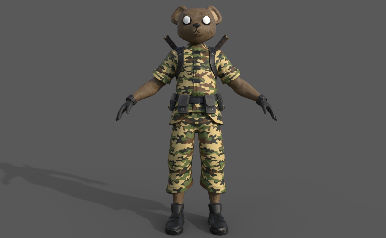 ArtStation - Mini Battle Royale Character Texturing Model 4