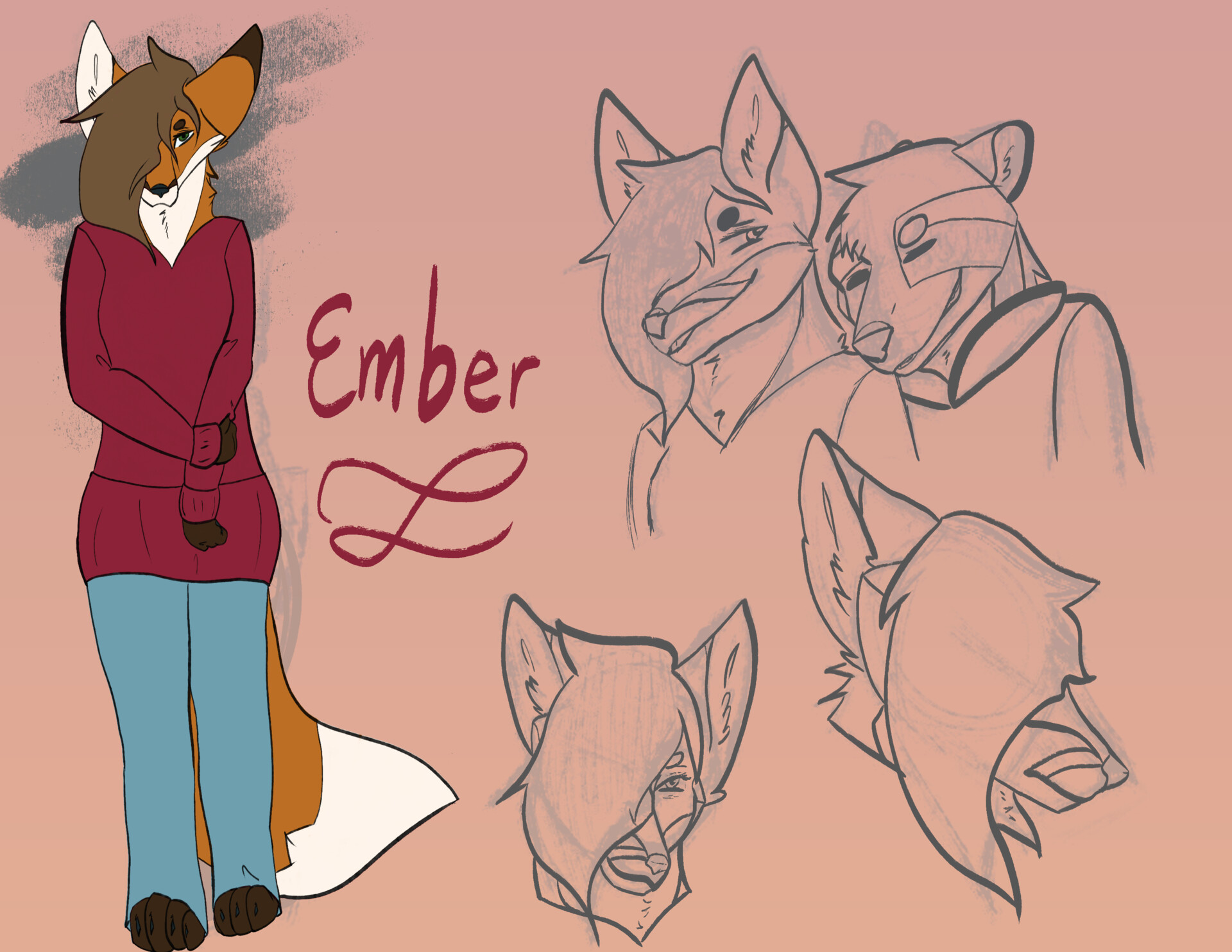 ArtStation - Ember Ref Sheet