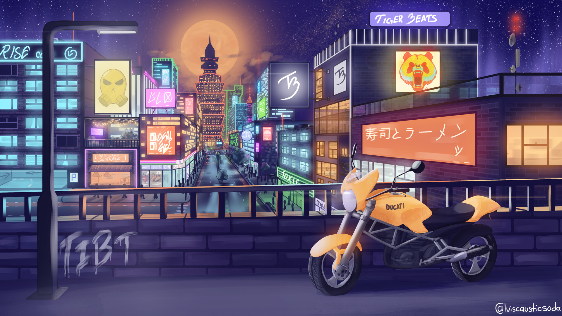 ArtStation - Tiger Beats artwork (2023)