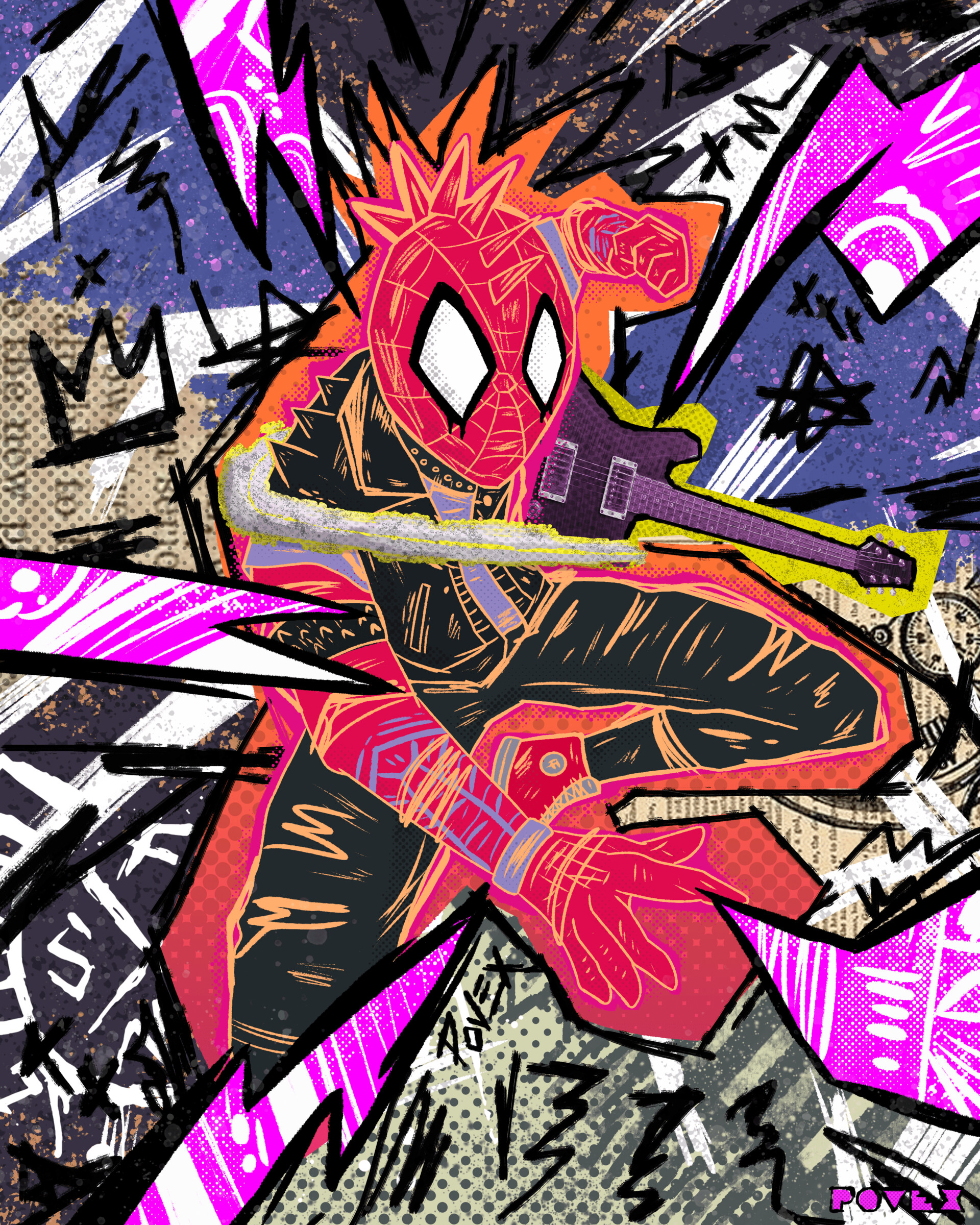 ArtStation - Spider-Punk // Fan Art