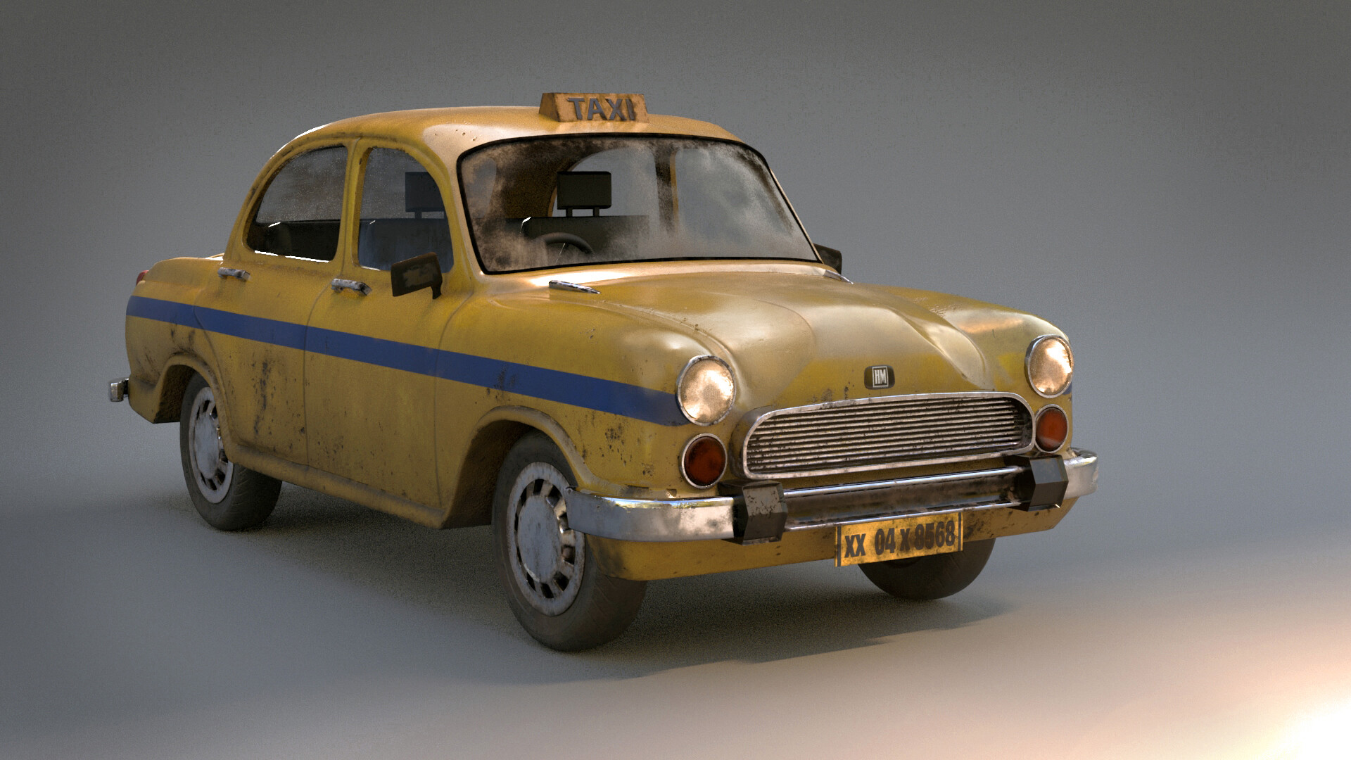 ArtStation - Kolkata Taxi Texture