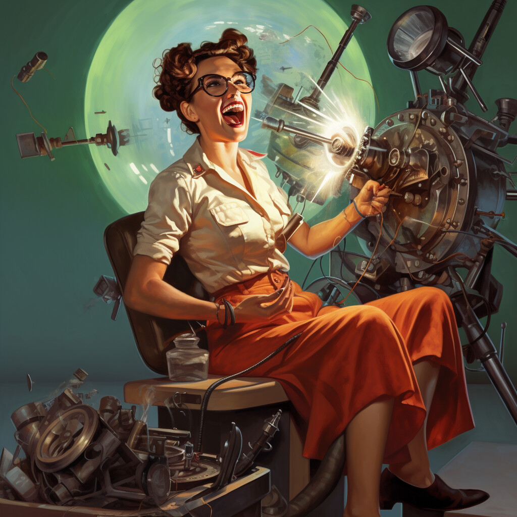 ArtStation - maniacal female scientist