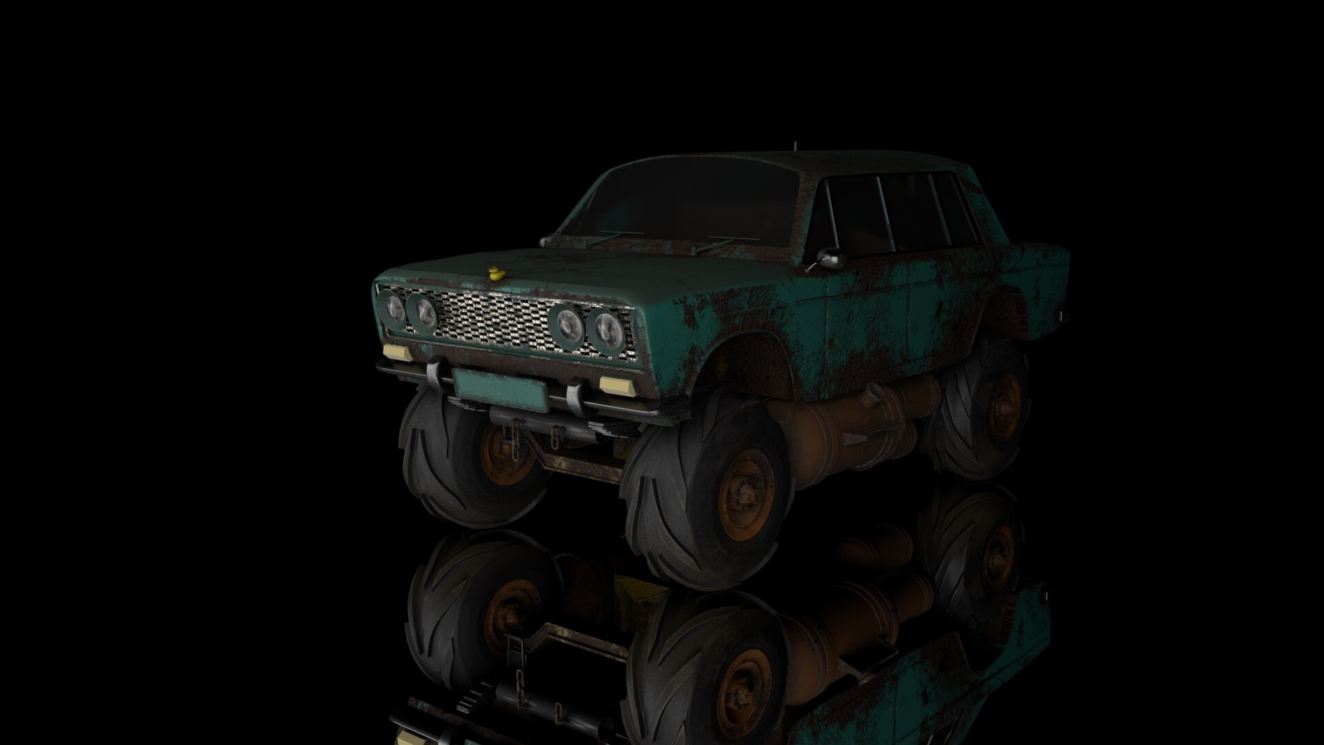 ArtStation - Rust Apocalypse car