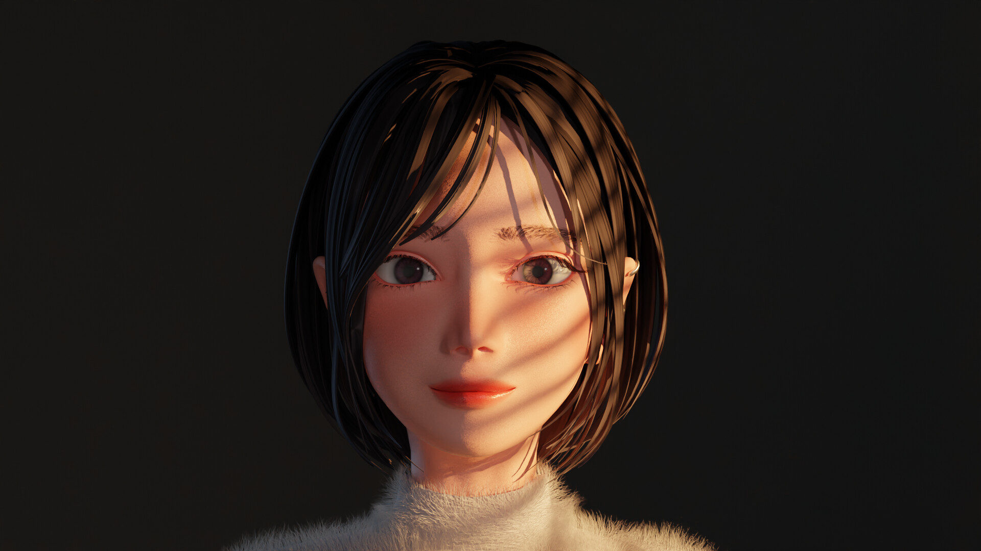 uto - Stylized Girl Character