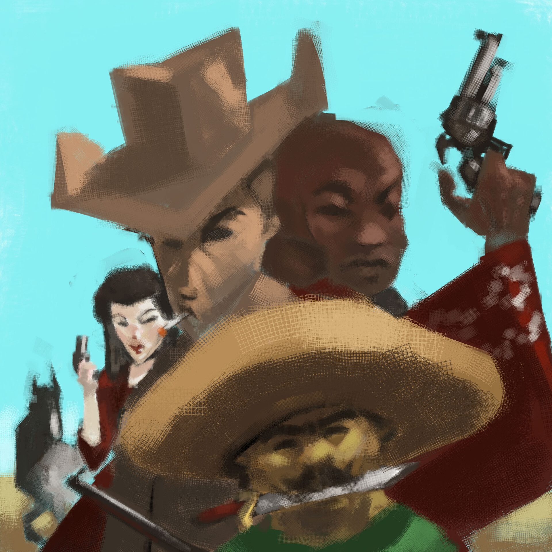 ArtStation - HELDEEP365: Rowdy Bunch