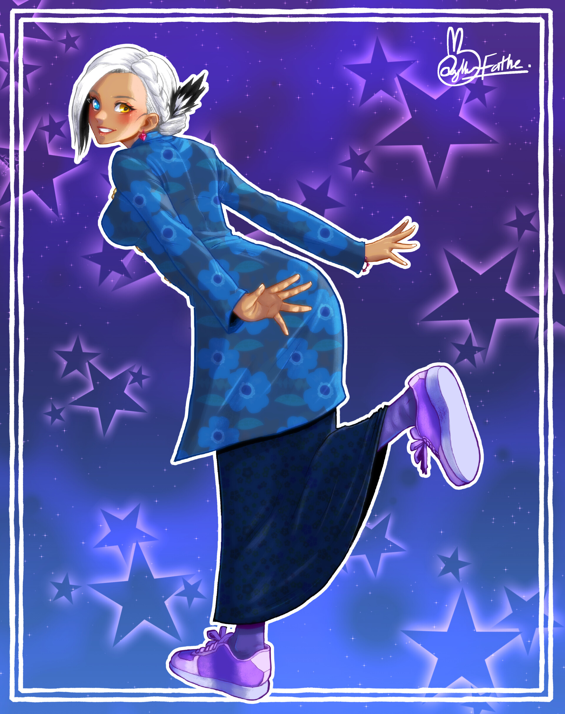 ArtStation - Pose Studies ft. my Original Characters (OC)