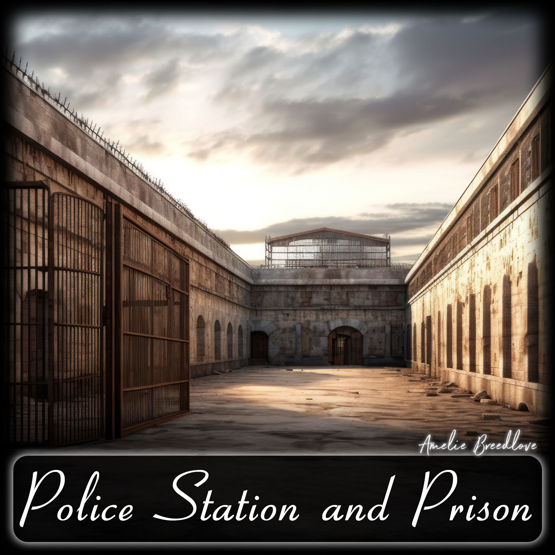 ArtStation - 340 Environment Concept - Police Station and Prison Reference Pack | 4K | v.51