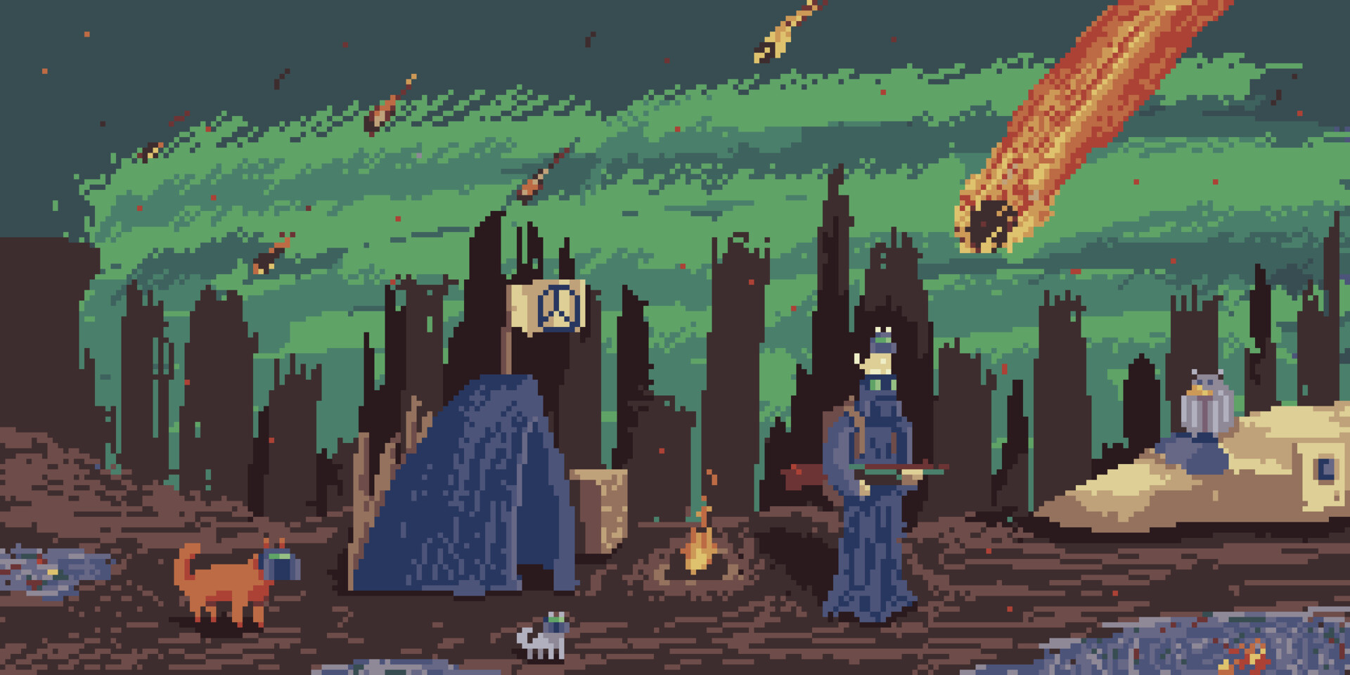 ArtStation - Judgement - Pixel Art by Yumi