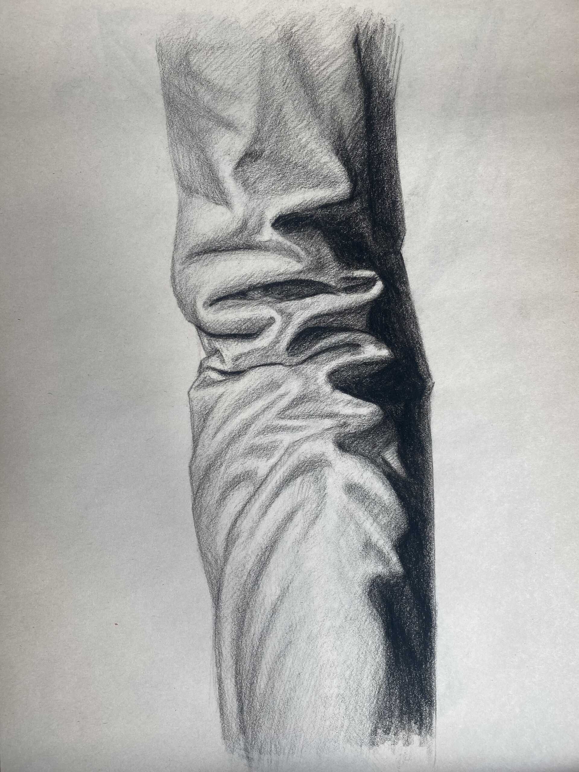 how to draw zig zag folds