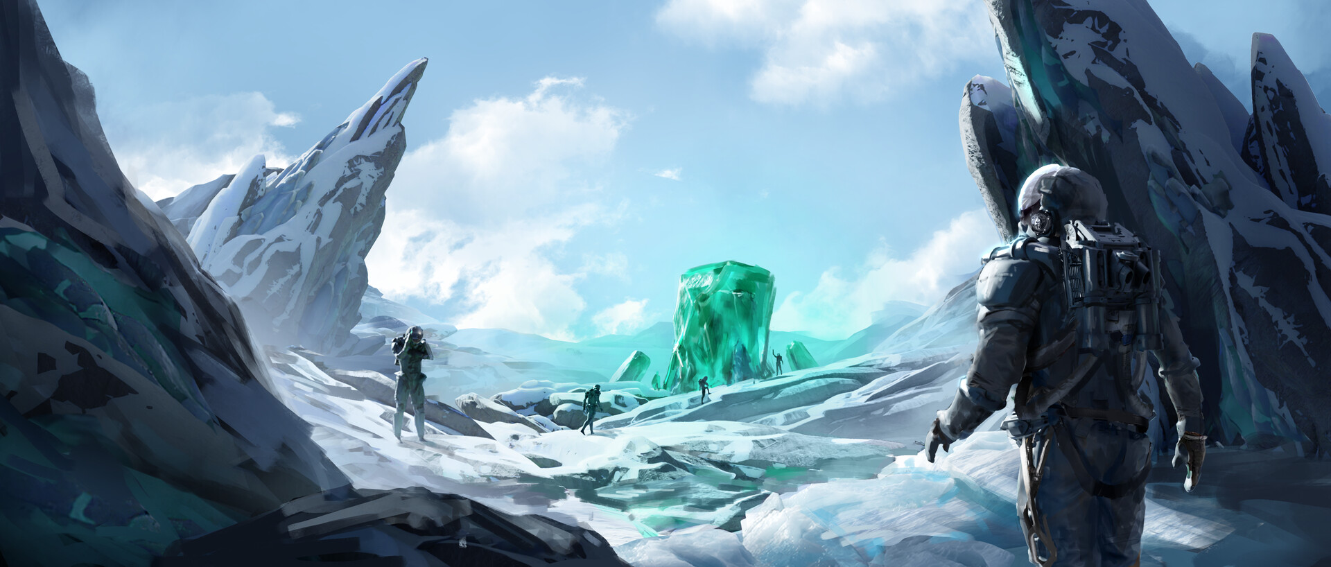 ArtStation - Ore_Sci fi environment concept