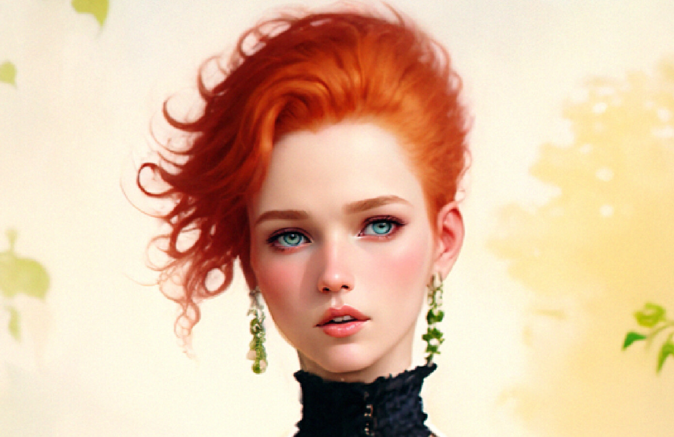 Oleg Simonenko - Victorian 80s punk woman