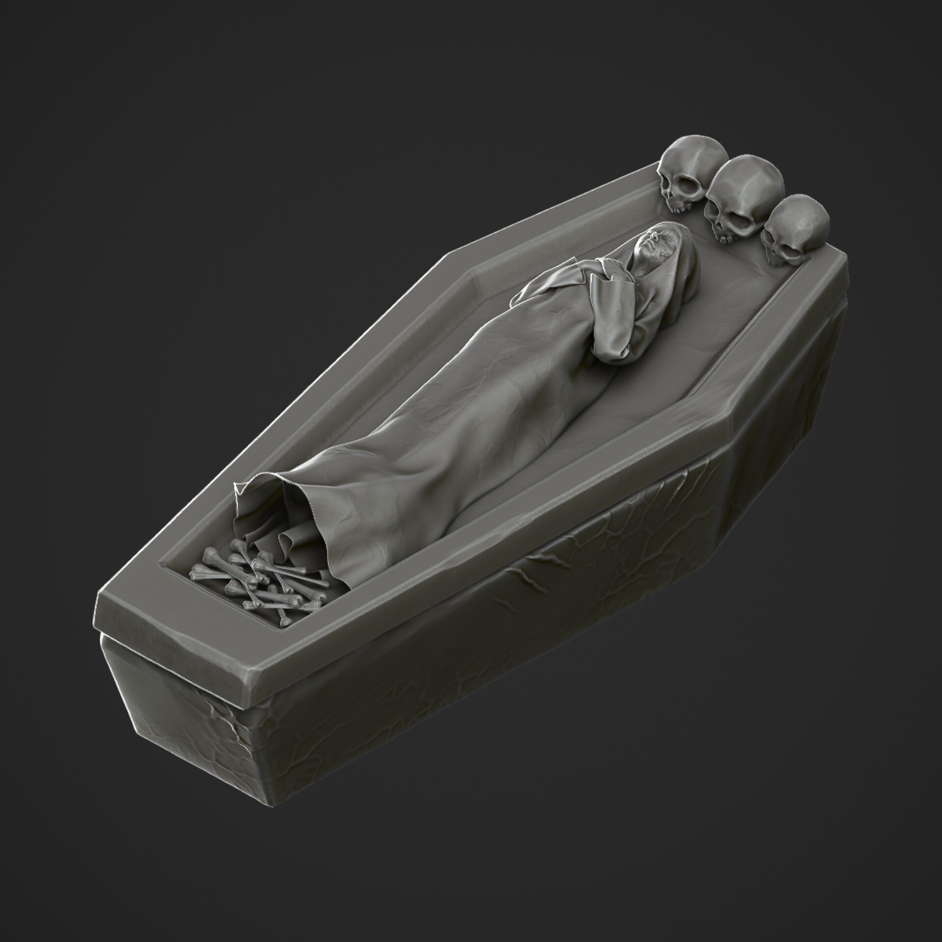 ArtStation - Stylized Coffin