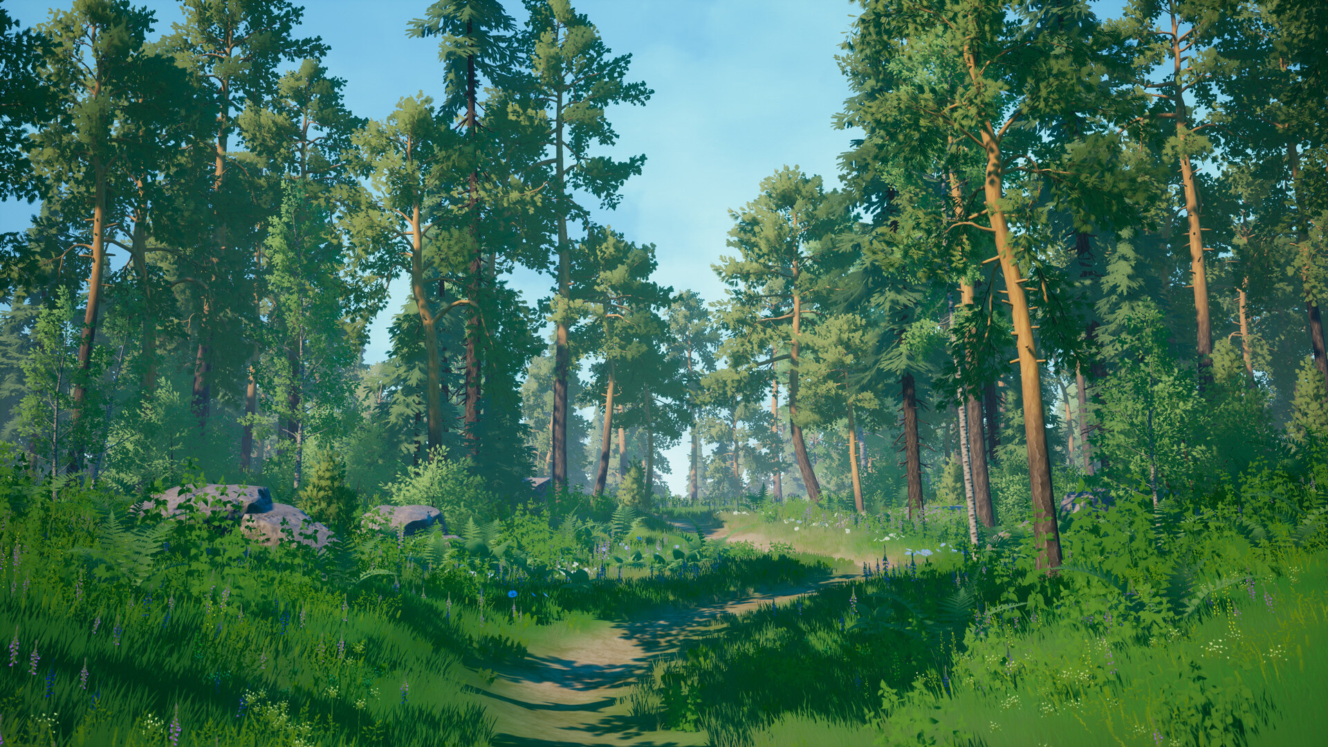ArtStation - Stylized Forest unreal engine