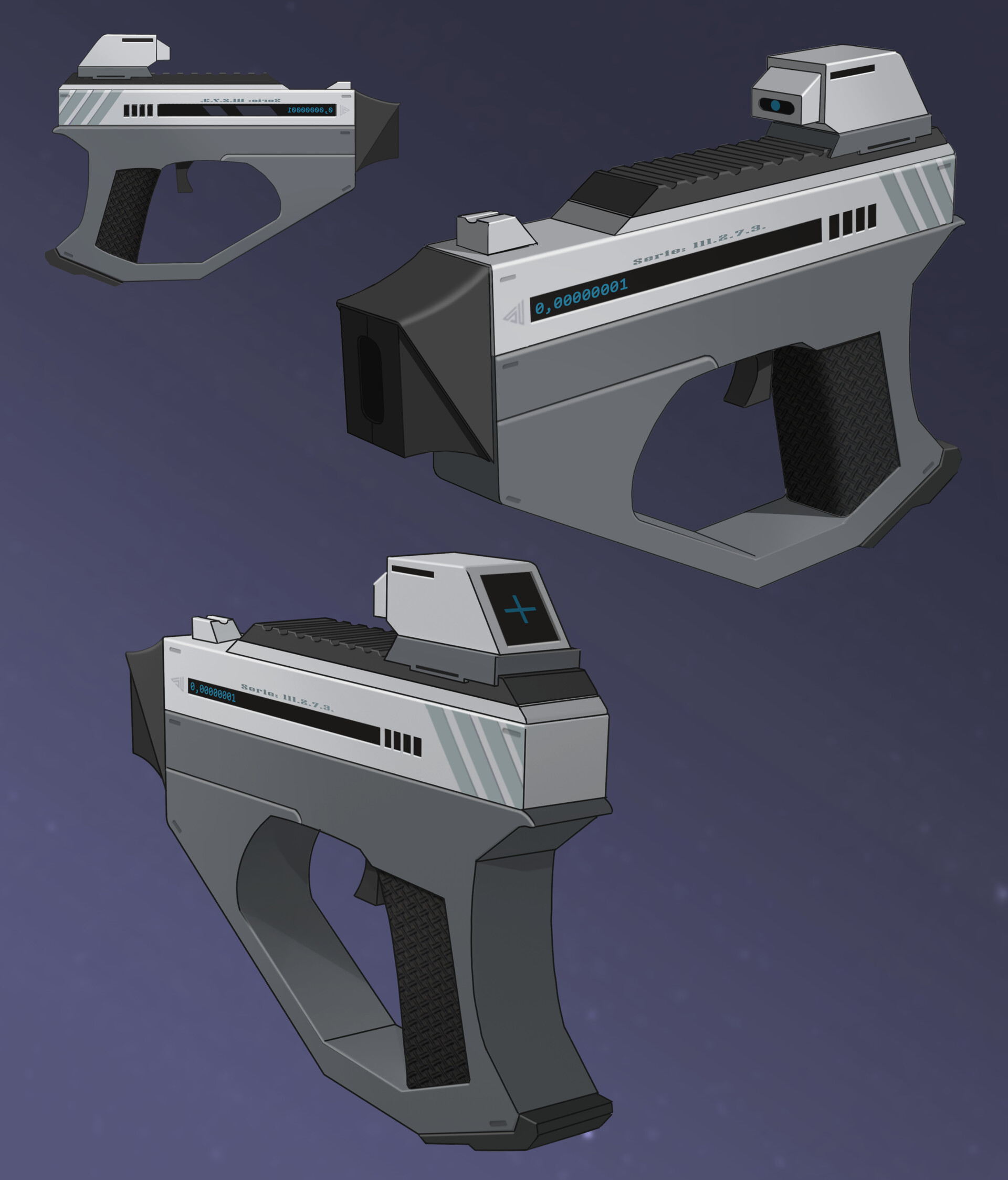 ArtStation - Pistol Concept Design