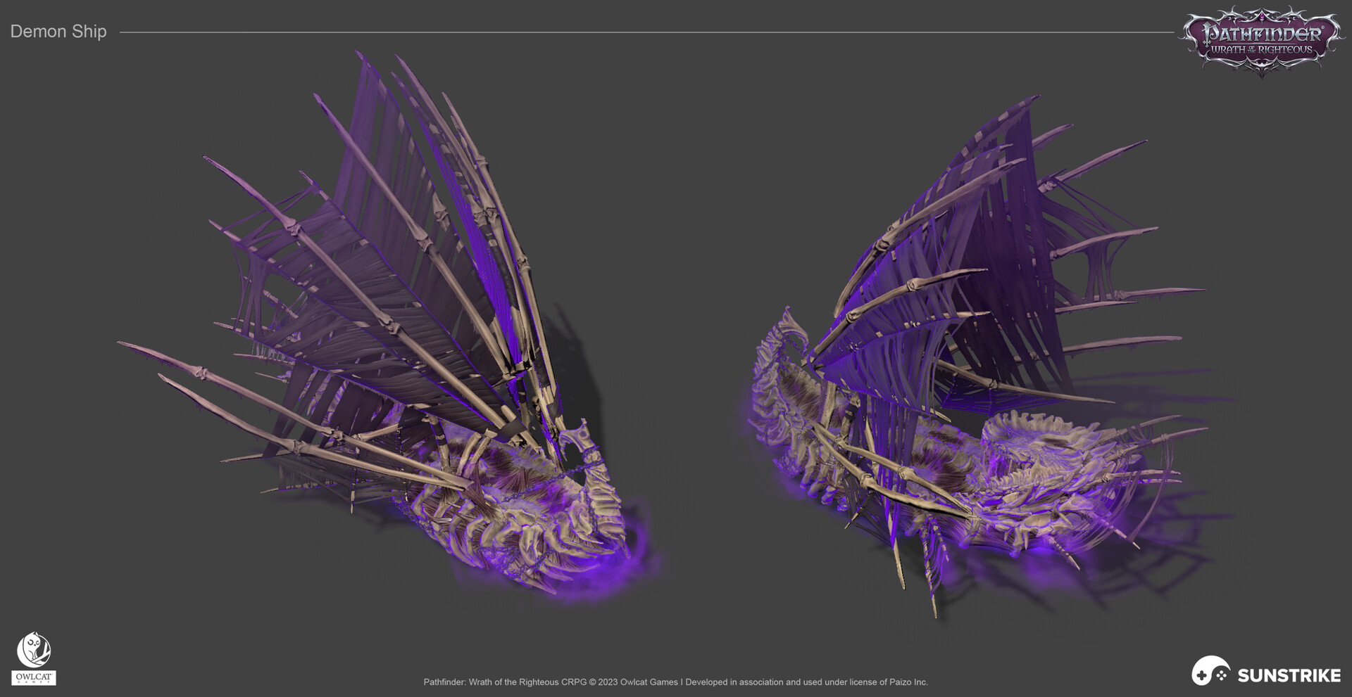 SunStrike Studios - Demon Ship render and concept art for Pathfinder ...