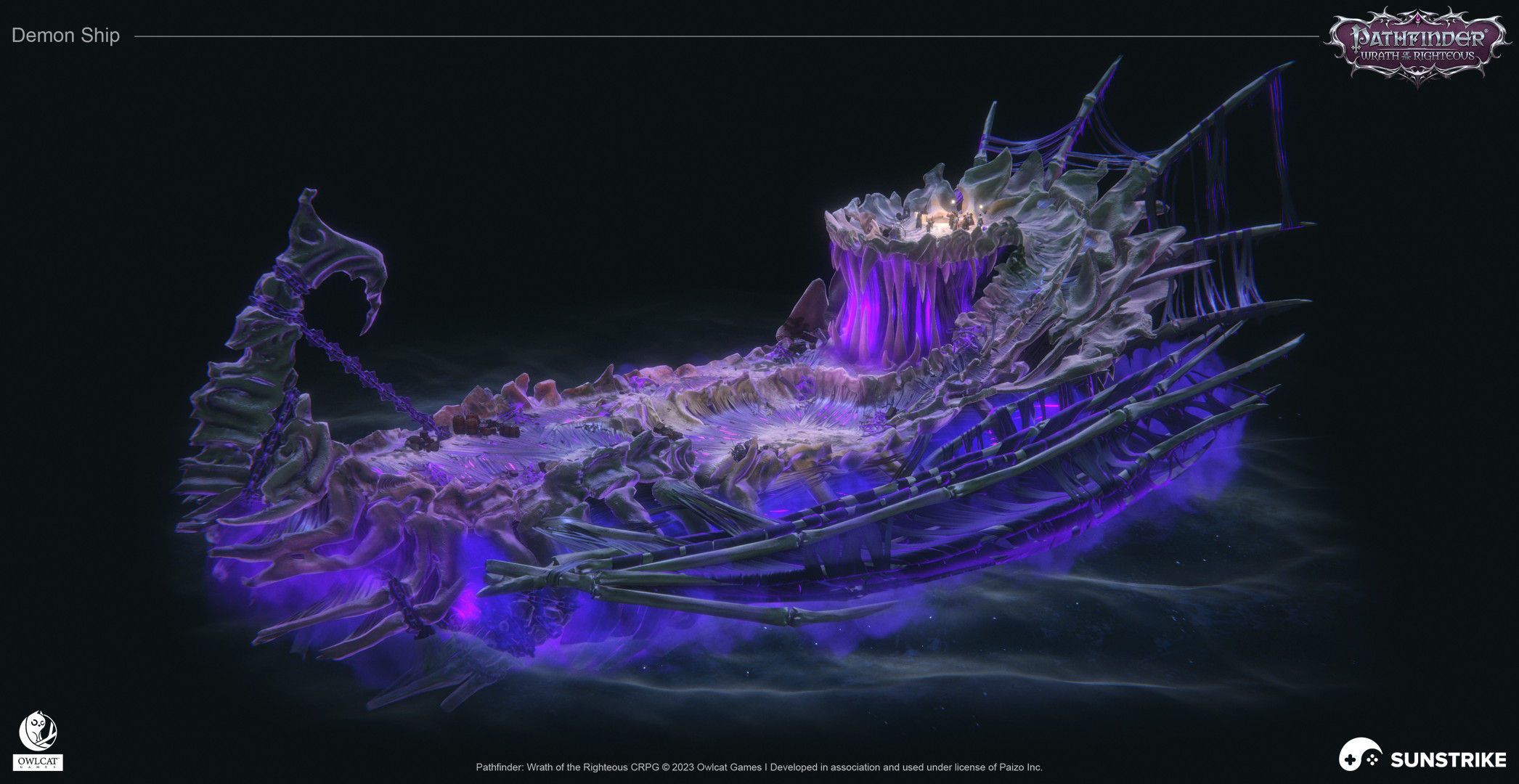 SunStrike Studios - Demon Ship render and concept art for Pathfinder ...