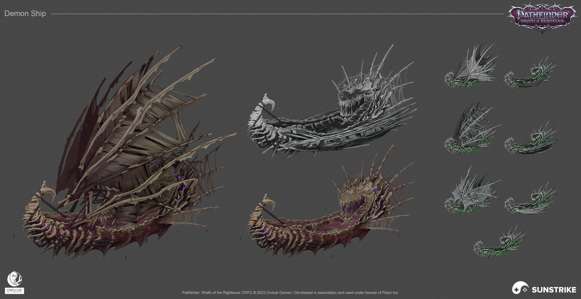 SunStrike Studios - Demon Ship render and concept art for Pathfinder ...